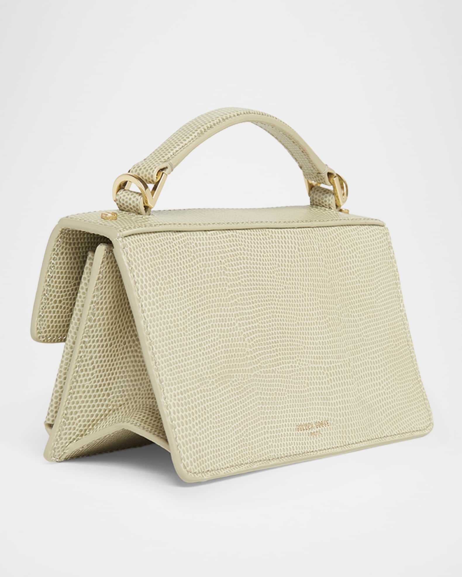Golden Goose Venezia Small Lizard-Embossed Leather Crossbody Bag ...