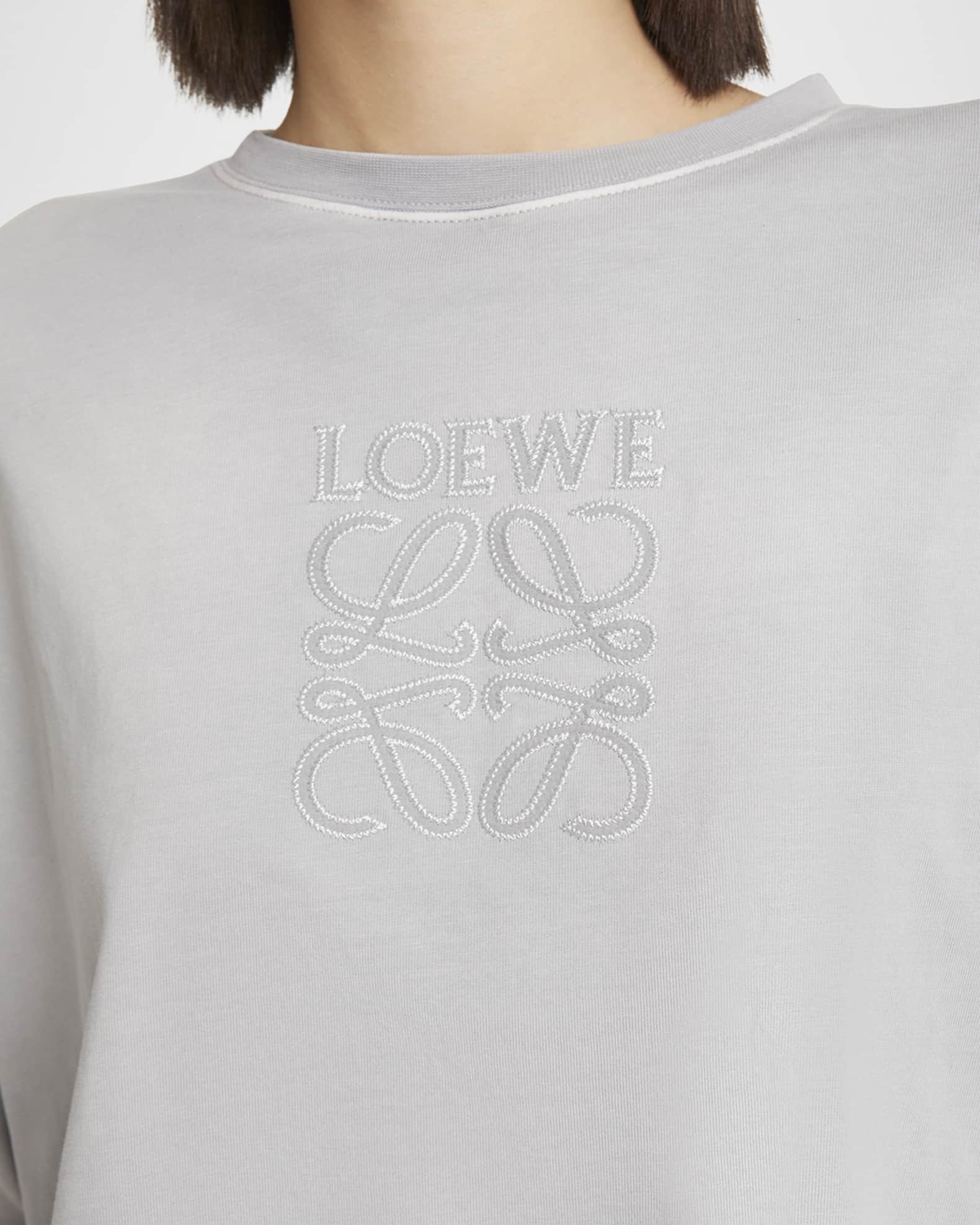 Loewe Cropped Logo T-Shirt | Neiman Marcus Loewe Cropped Logo T-Shirt | Neiman Marcus