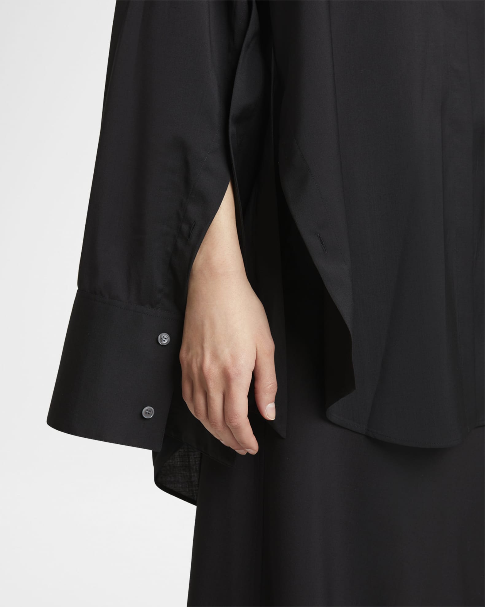 Loewe Wool Button Down Blouse | Neiman Marcus