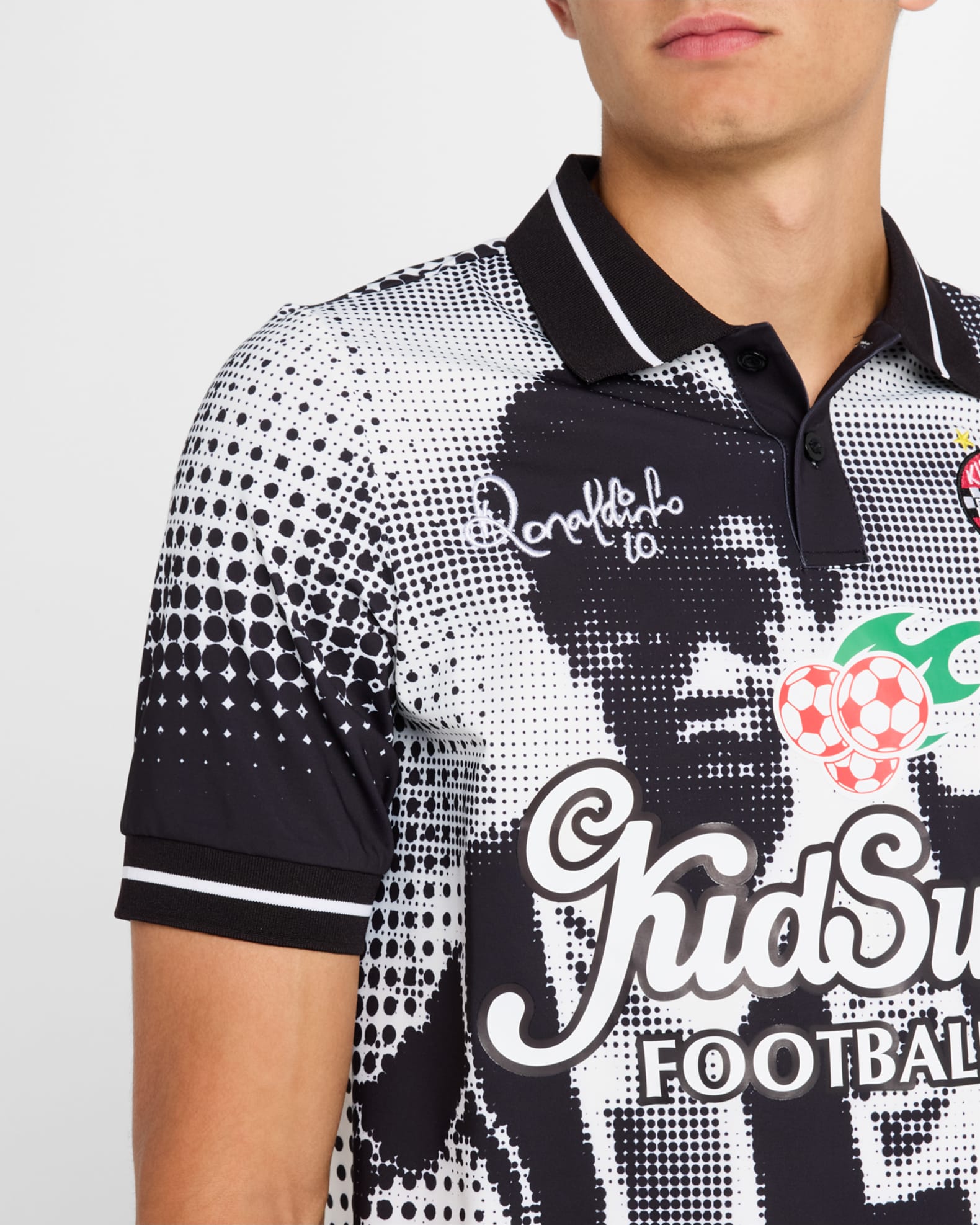 KidSuper x Ronaldinho Men's Soccer Jersey | Neiman Marcus