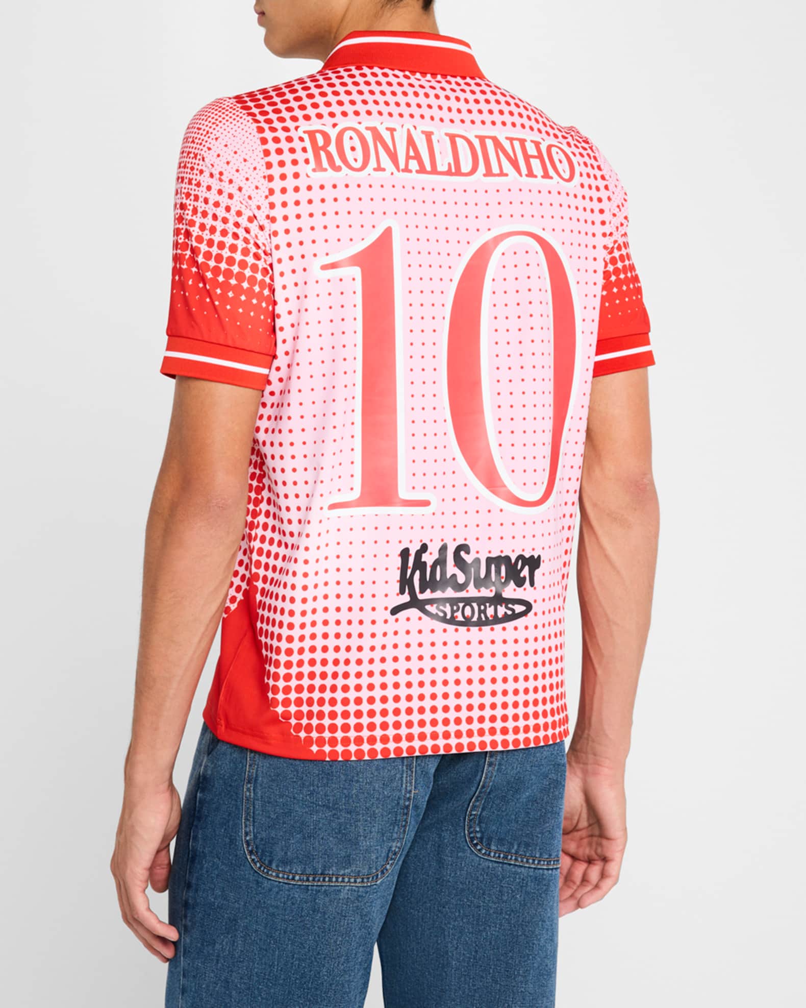 KidSuper x Ronaldinho Men's Soccer Jersey | Neiman Marcus