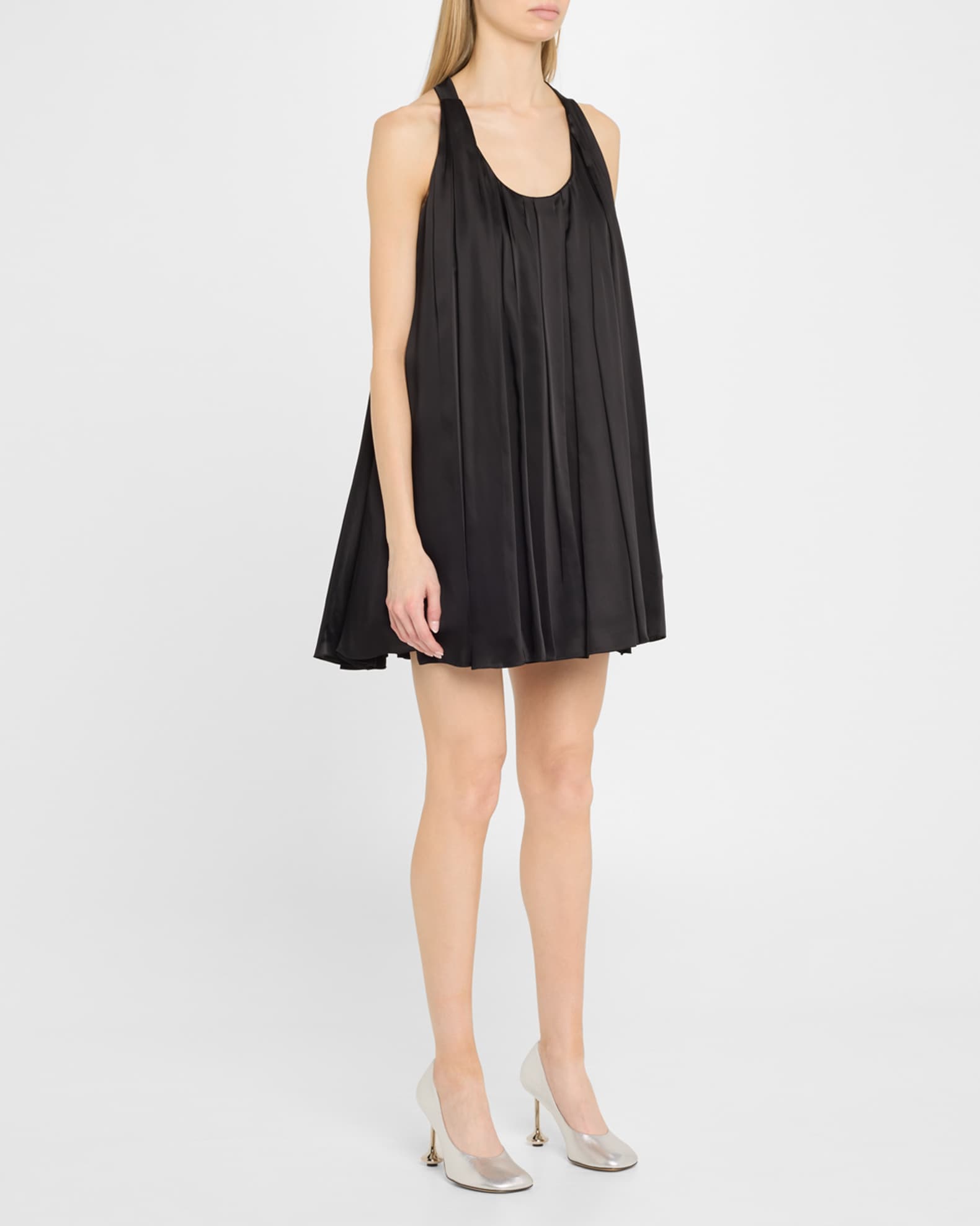 Loewe Toy Metallic Leather Stiletto Pumps | Neiman Marcus