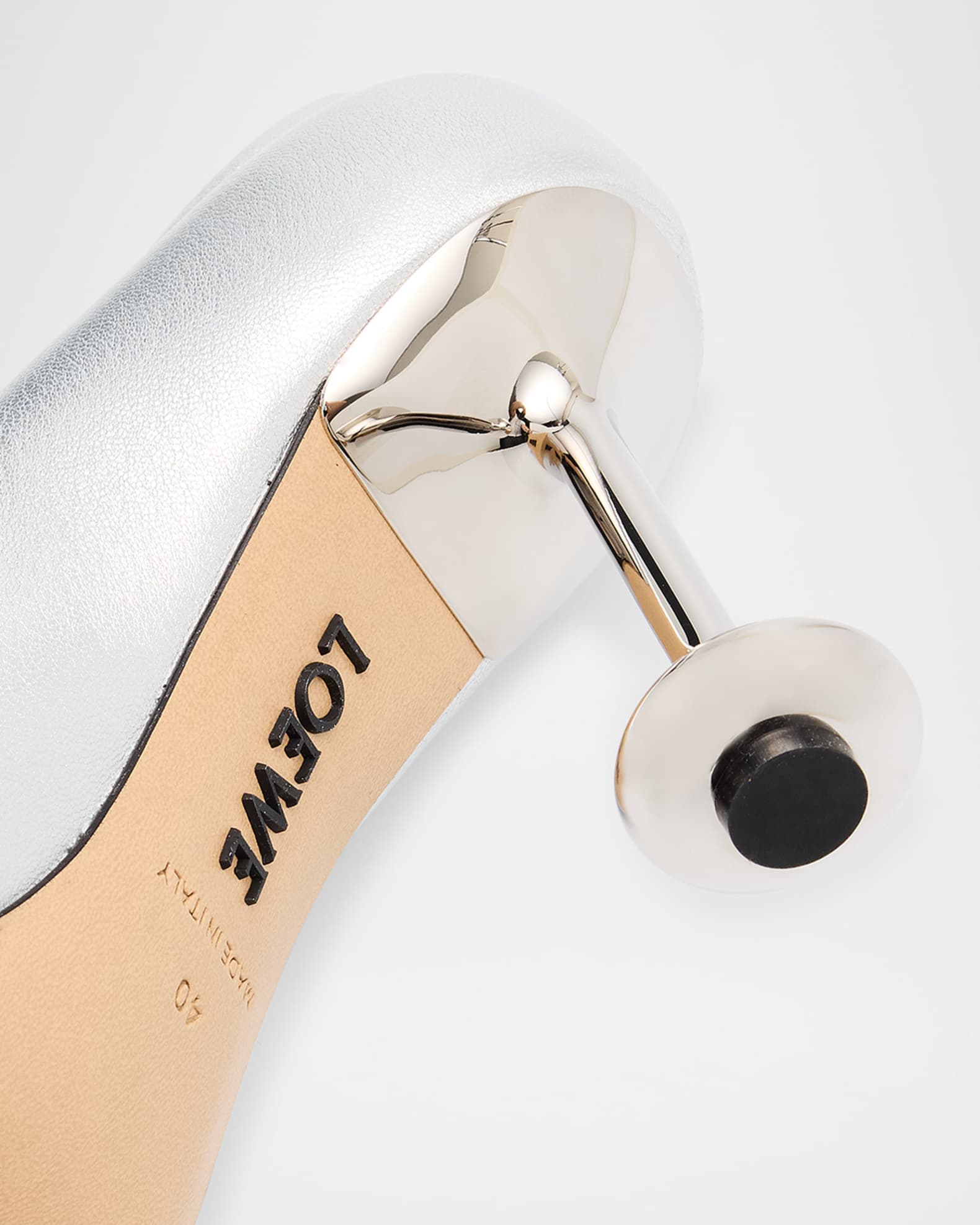 Loewe Toy Metallic Leather Stiletto Pumps | Neiman Marcus