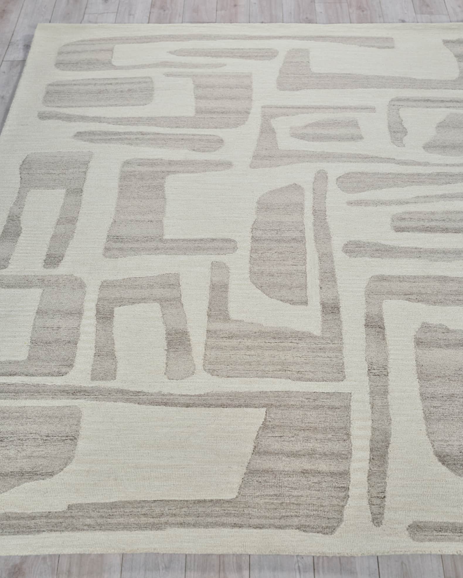 Carmel Hand-Tufted Ivory & Beige Rugs | Neiman Marcus