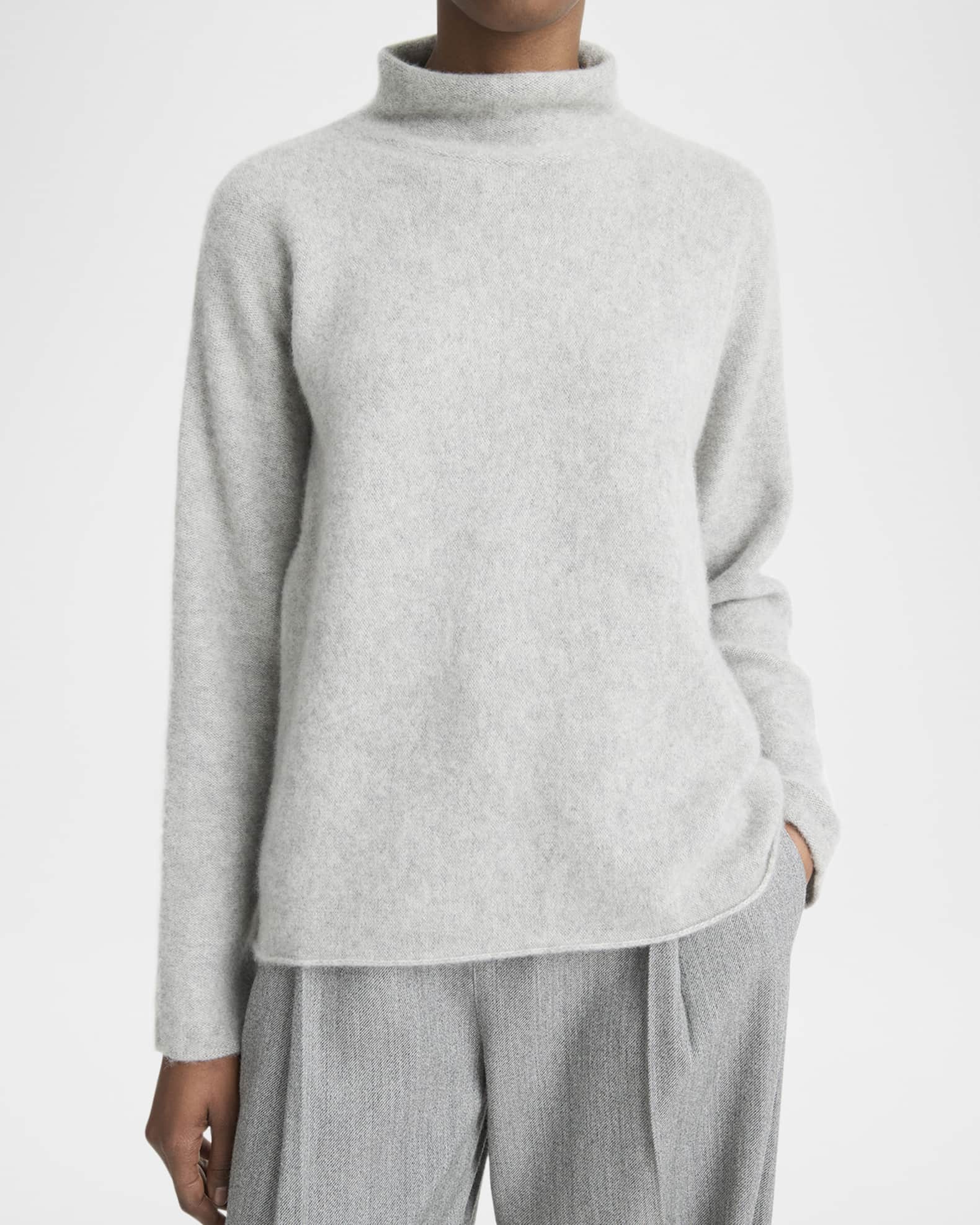 Vince Boxy Cashmere Turtleneck Sweater | Neiman Marcus