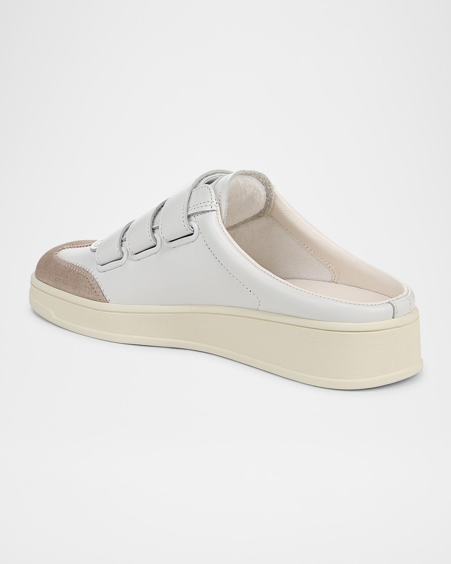 Veronica Beard Reagan Mixed Leather Triple-Grip Sneaker Mules | Neiman ...