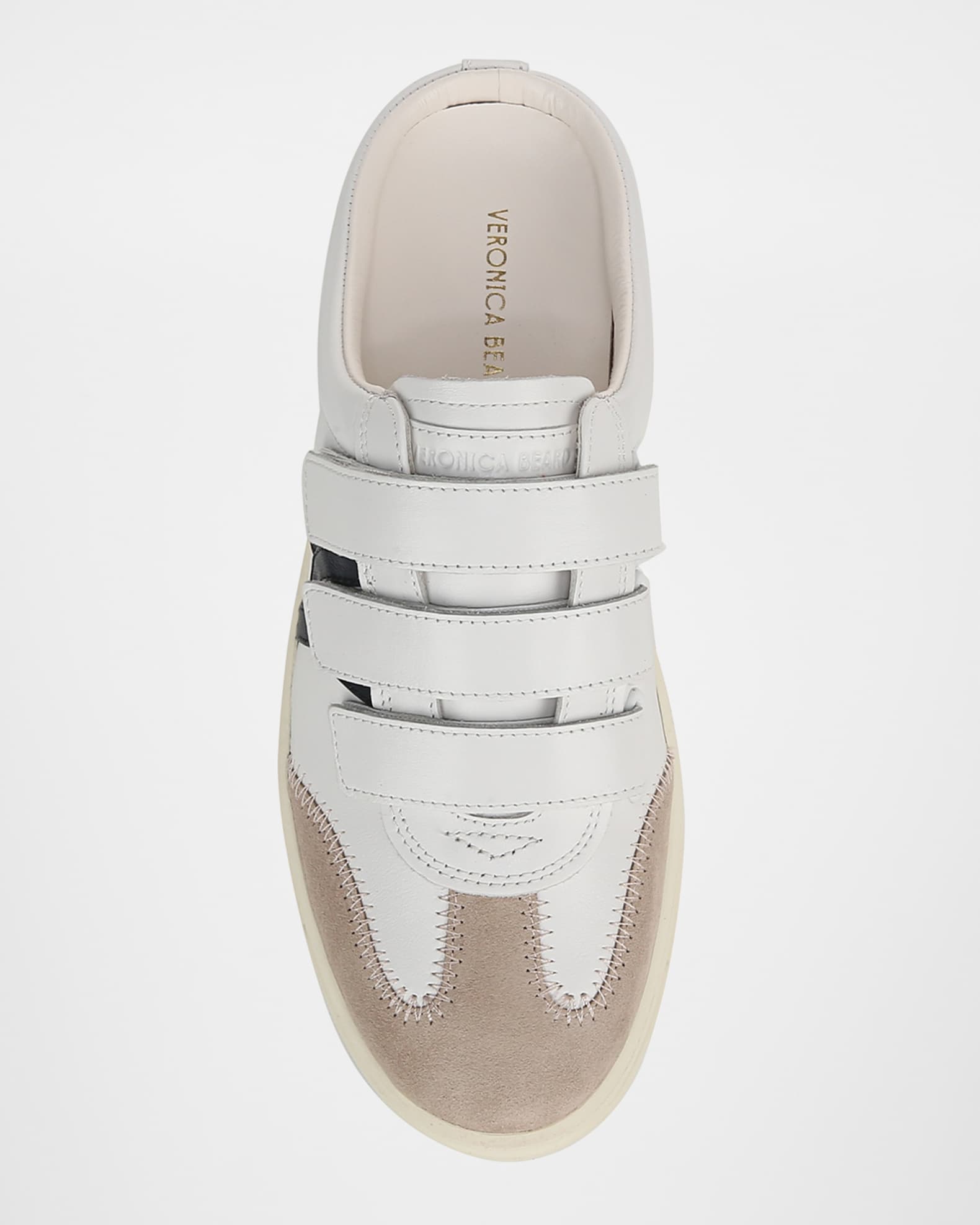 Veronica Beard Reagan Mixed Leather Triple-Grip Mule Sneakers | Neiman ...