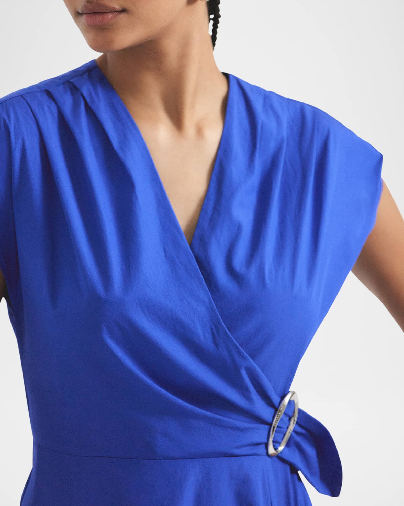 Aimee Wrap Midi Dress | Neiman Marcus