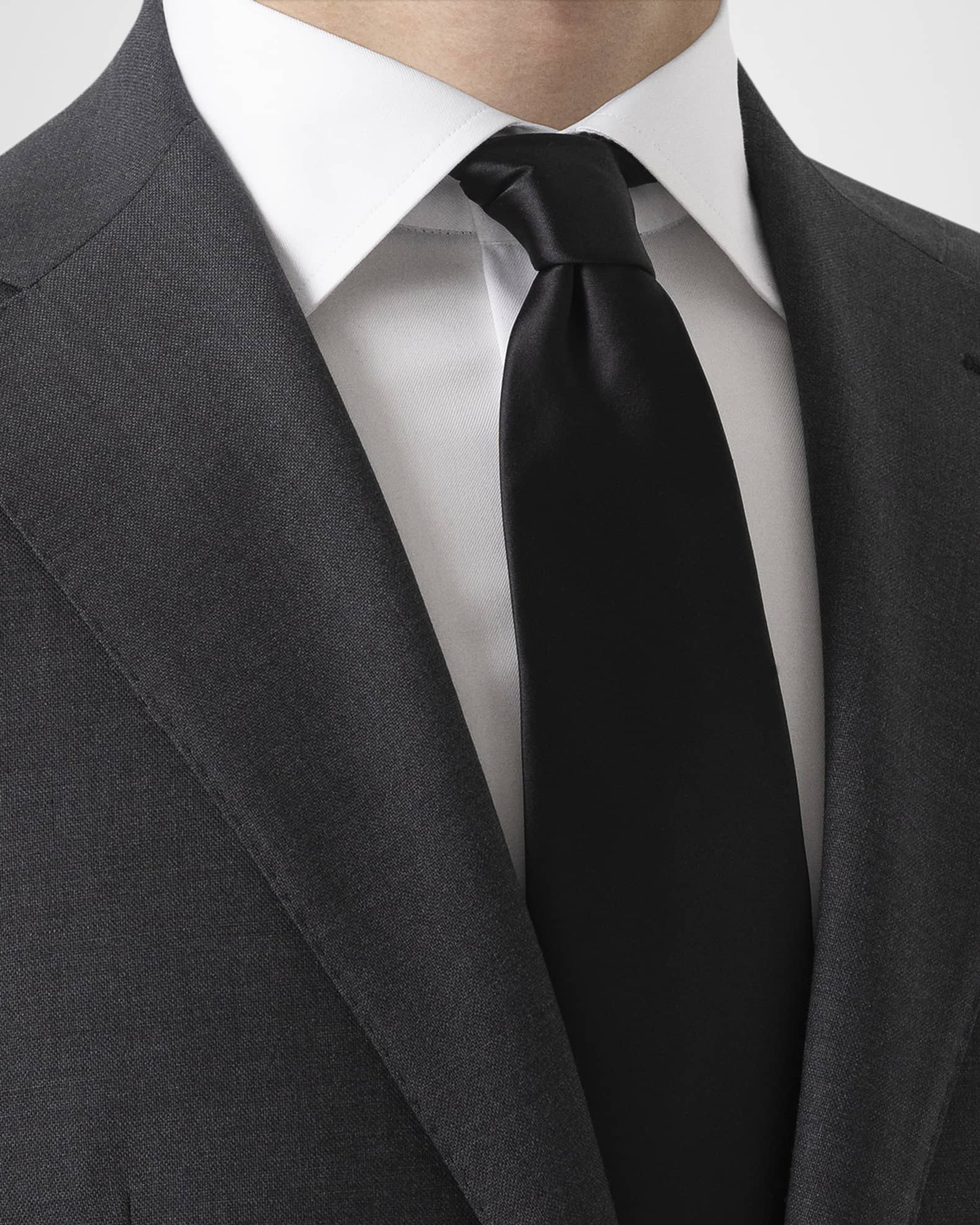 Eton Men's Silk Satin Tie | Neiman Marcus