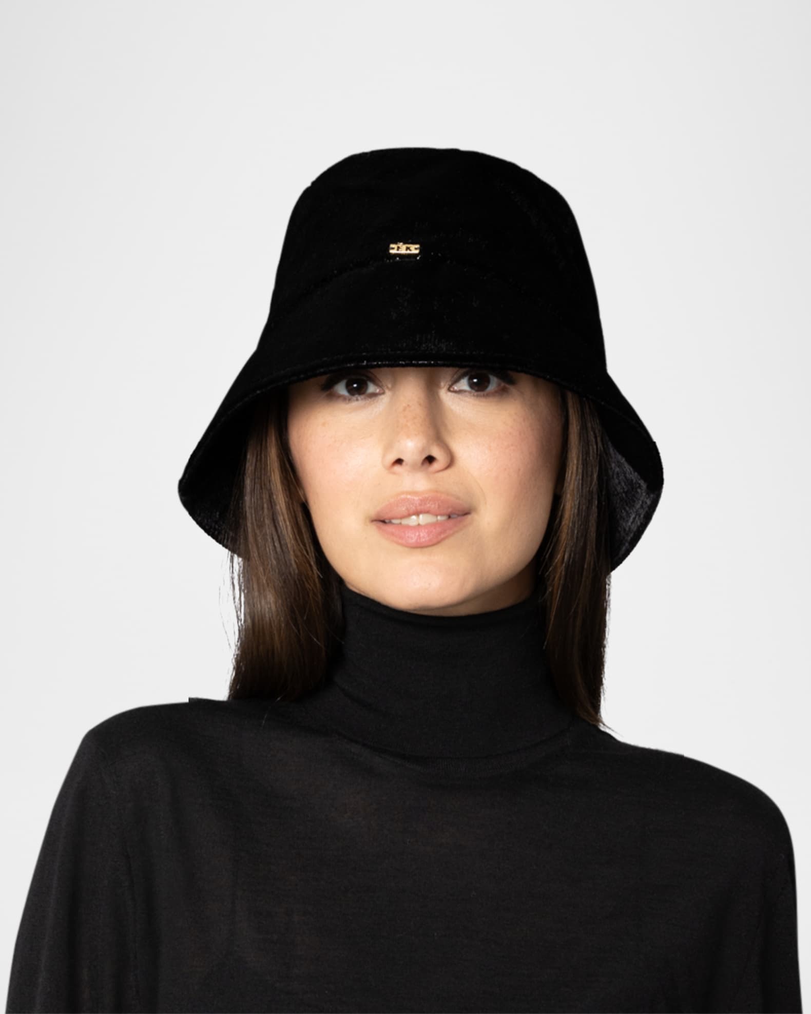 Eugenia Kim Yuki Velvet Bucket Hat | Neiman Marcus