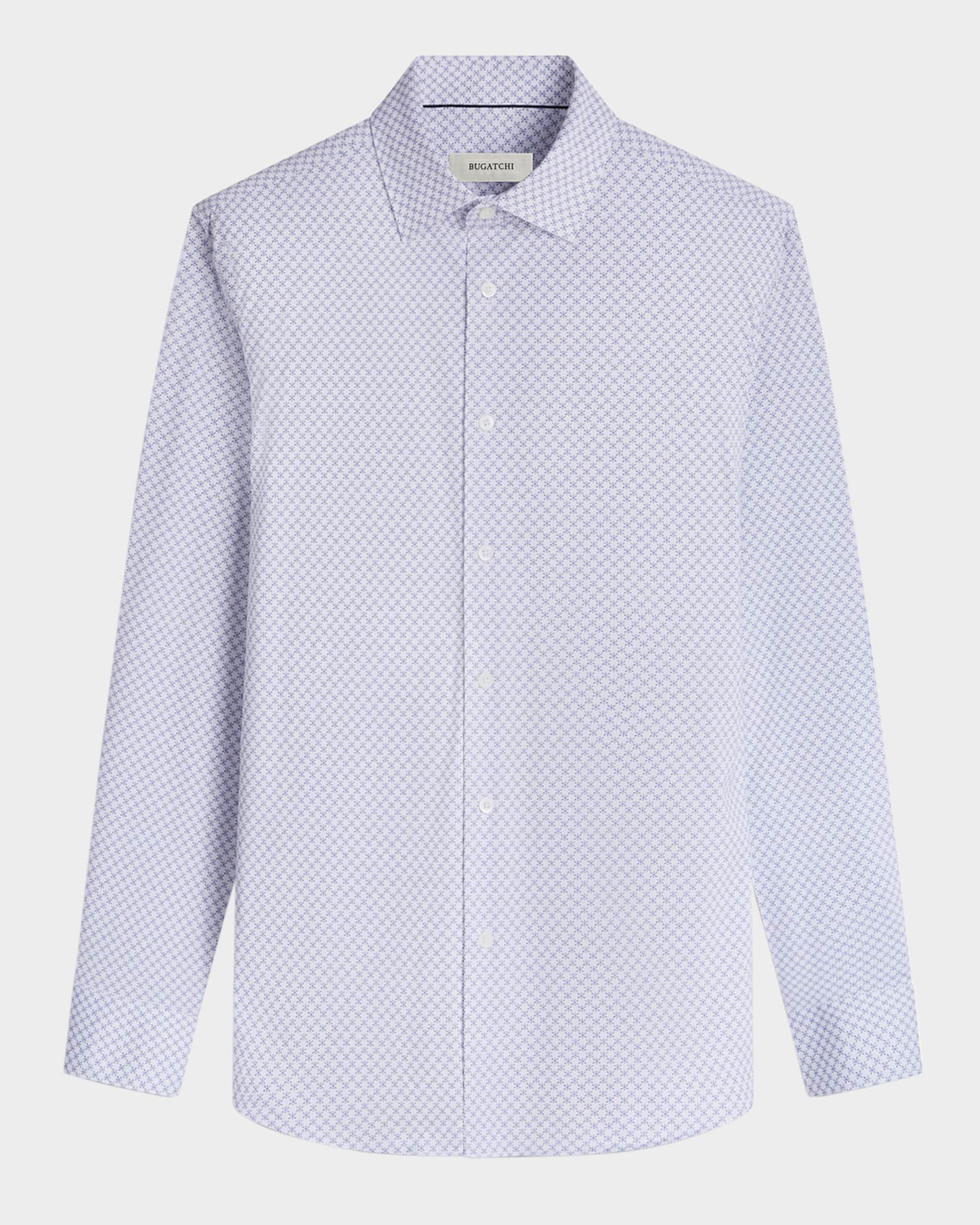 Bugatchi Men's OoohCotton James Geometric Sport Shirt | Neiman Marcus
