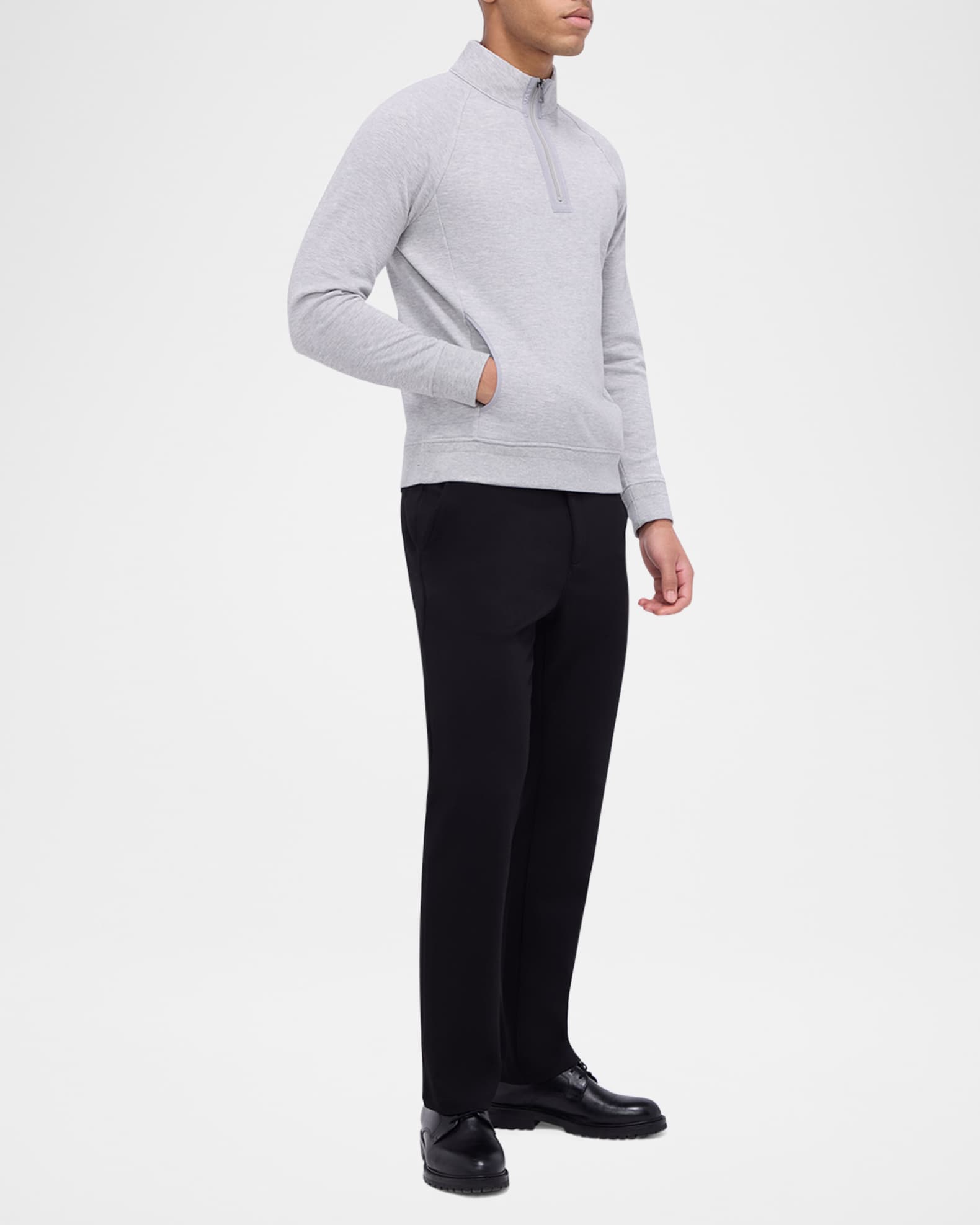 Bugatchi Men's Quarter-Zip Sweater | Neiman Marcus