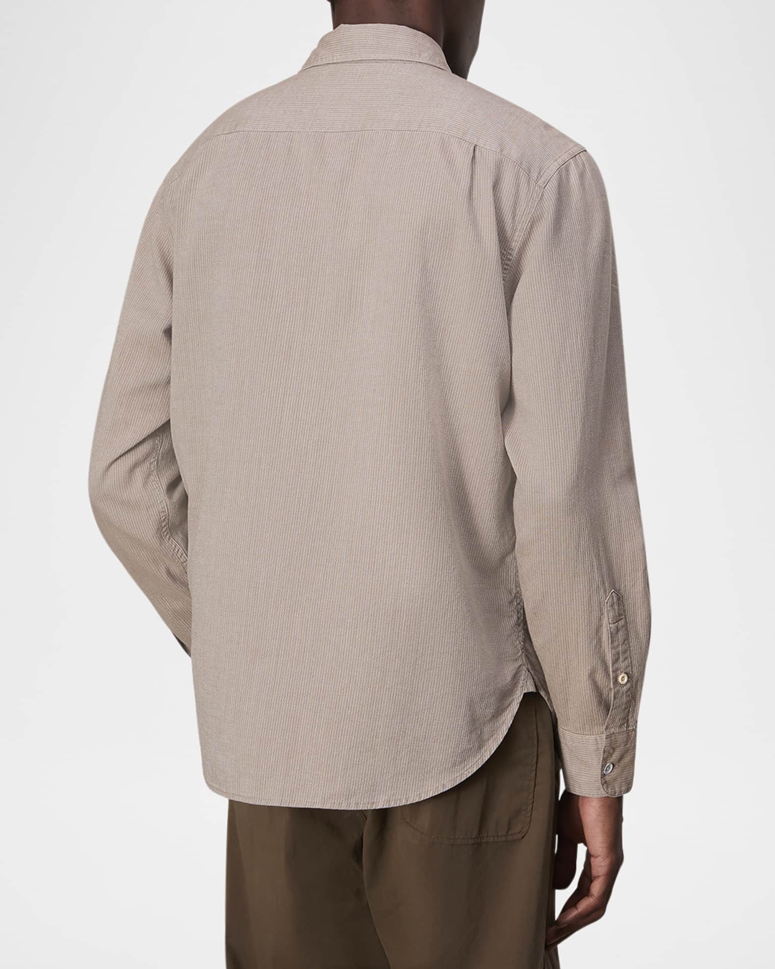 Rag & Bone Men's Zigzag Dobby Sport Shirt | Neiman Marcus