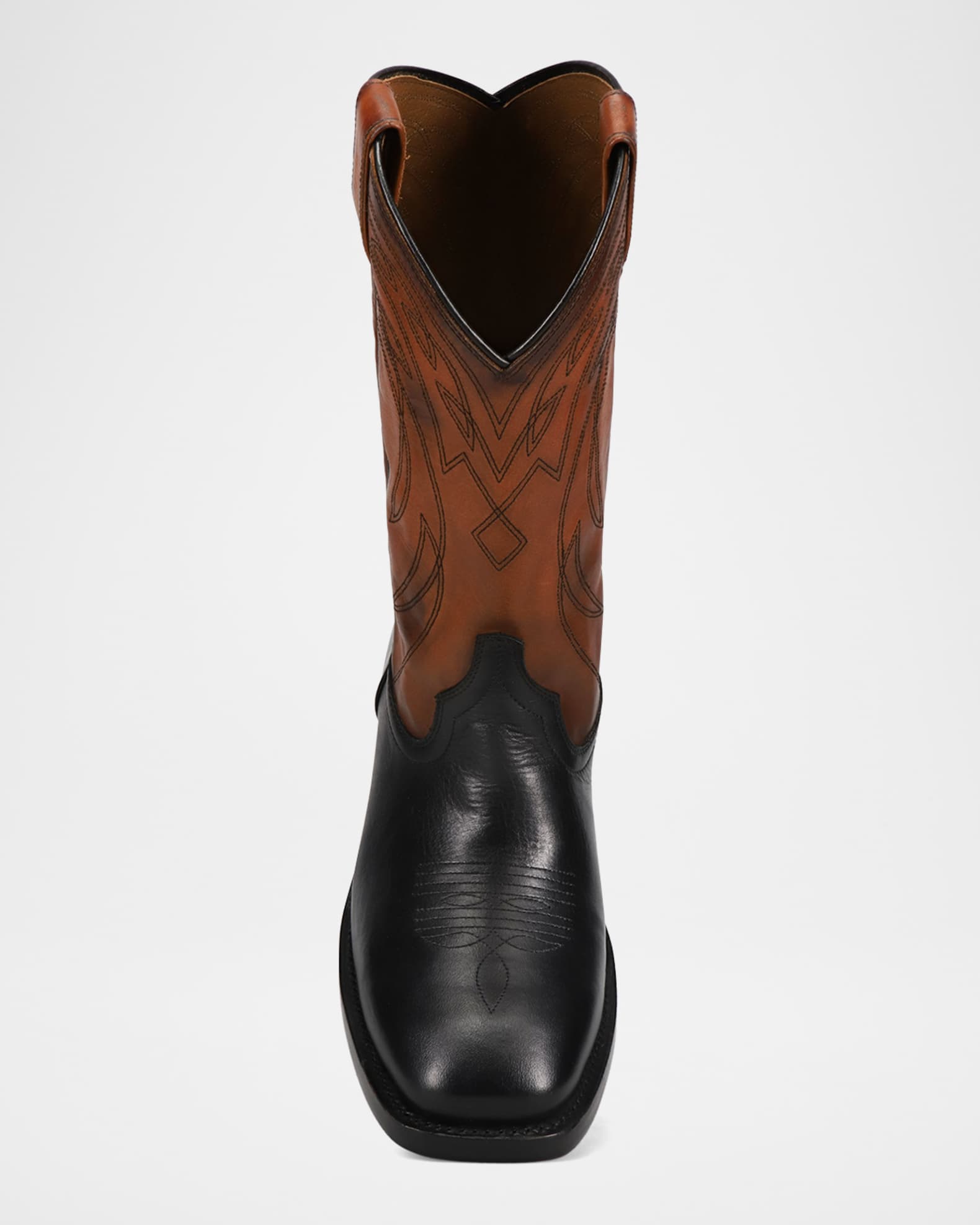 Frye Men's Nash Deco Stitch Western Boots | Neiman Marcus