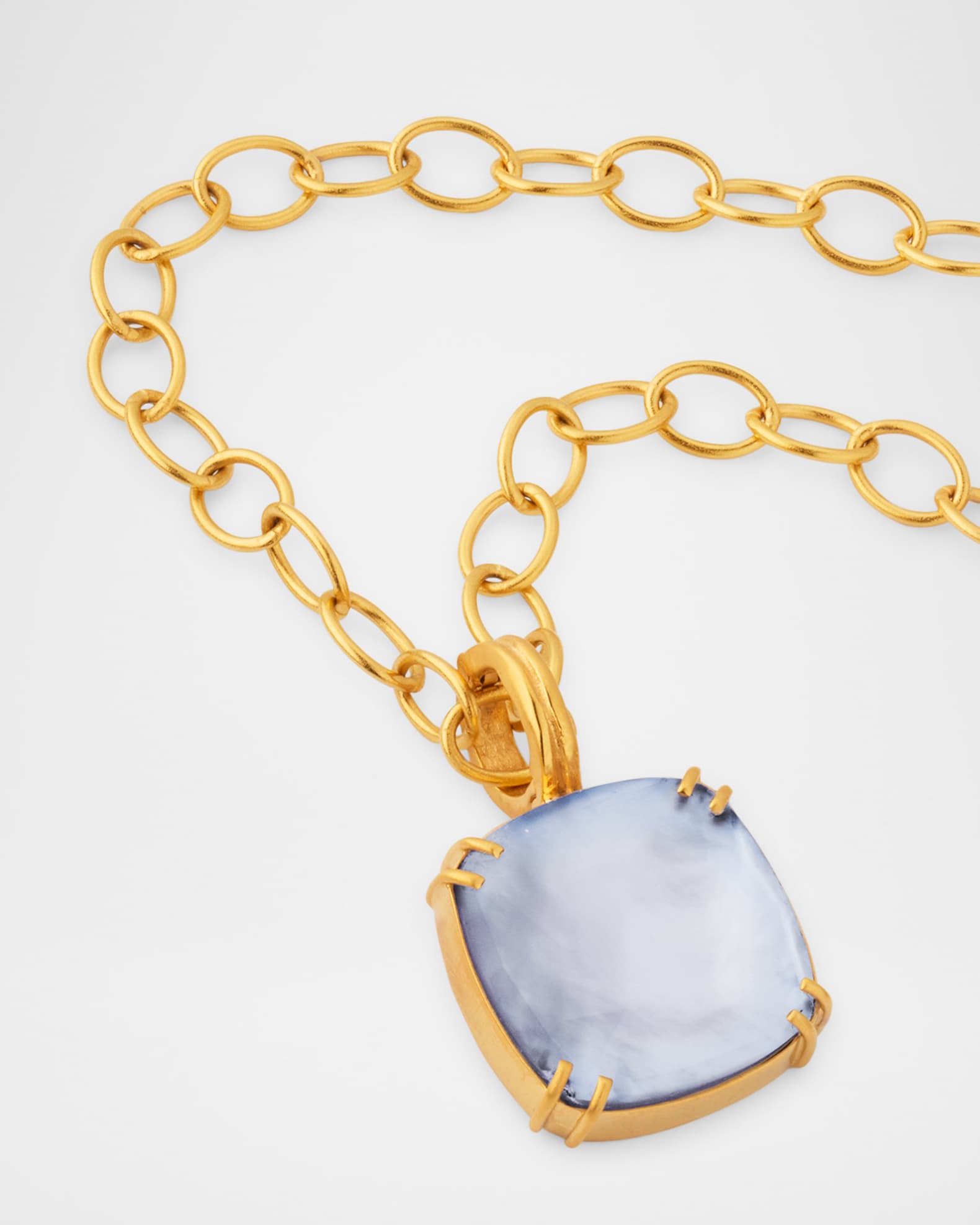 Dina Mackney Very Peri Violet Femme Doublet Necklace | Neiman Marcus