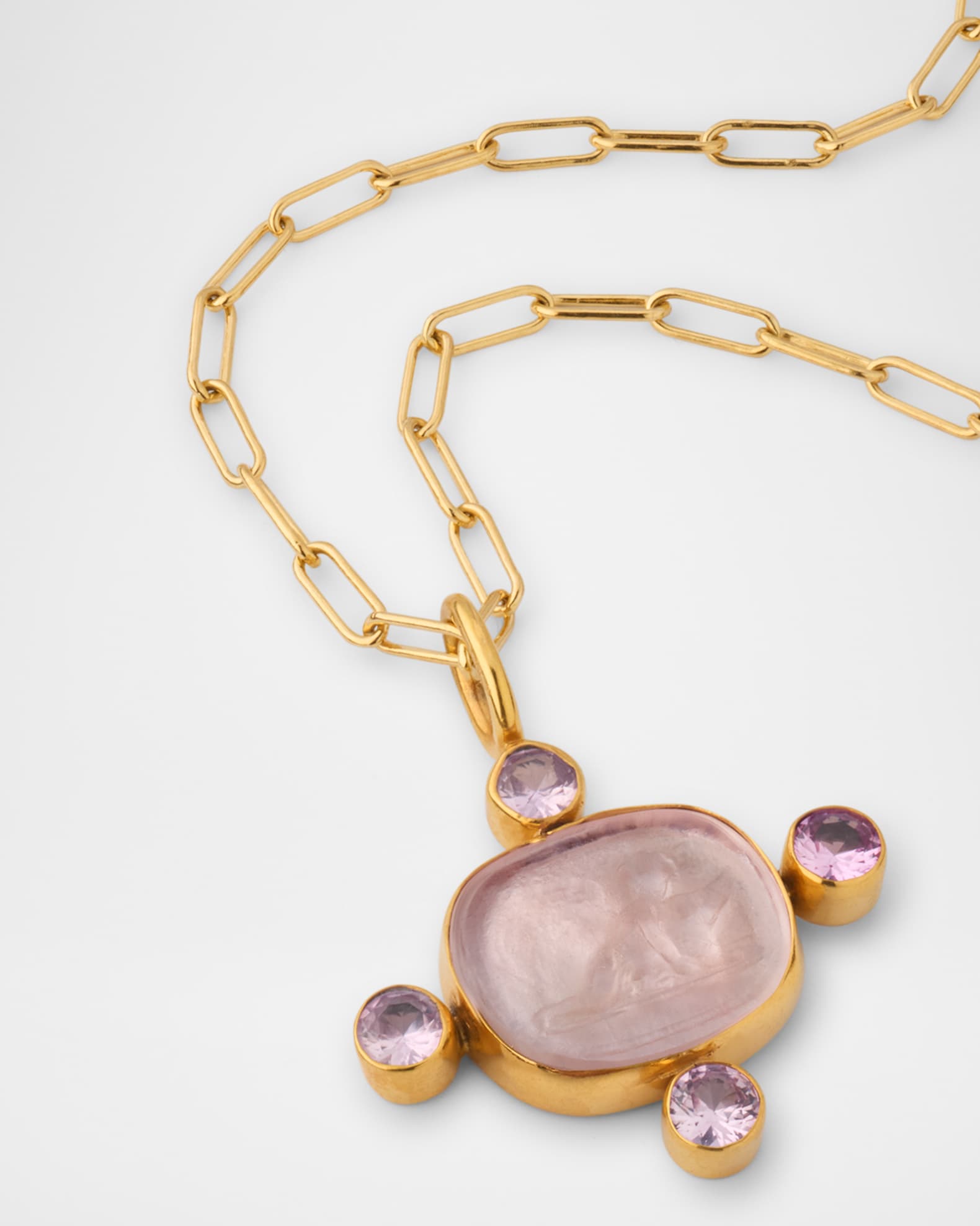Dina Mackney Petite Guardian Angel Charm Necklace | Neiman Marcus