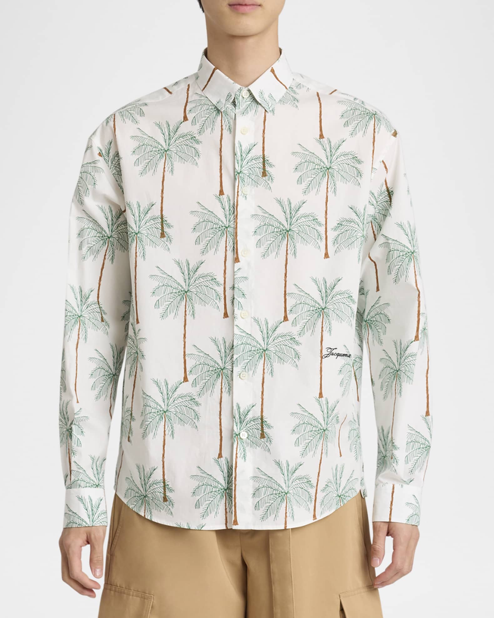 Jacquemus Men's Simon Sport Shirt | Neiman Marcus