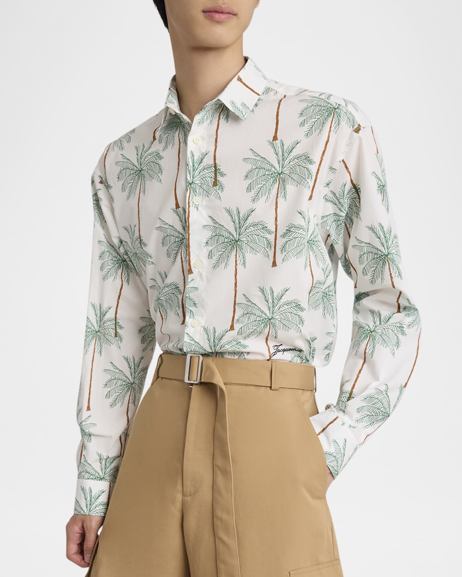 Jacquemus Men's Simon Sport Shirt | Neiman Marcus