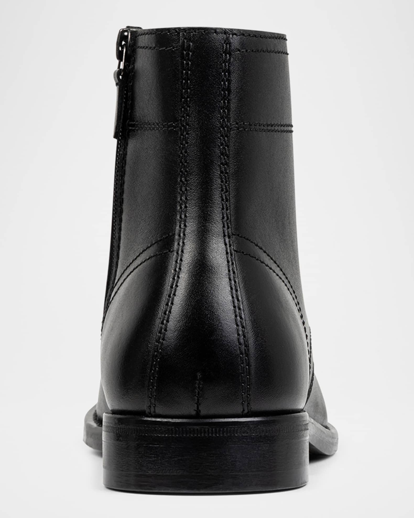 Donald Pliner Men's Pete Leather Lace-Up Boots | Neiman Marcus
