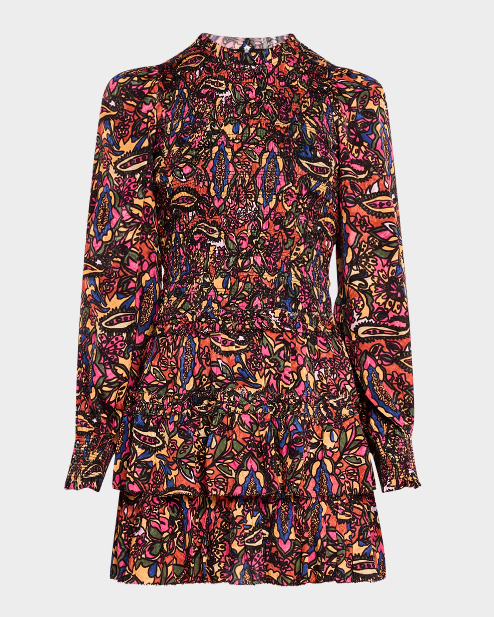 LOVE THE LABEL Stained Glass Prism Yolanda Mini Dress | Neiman Marcus