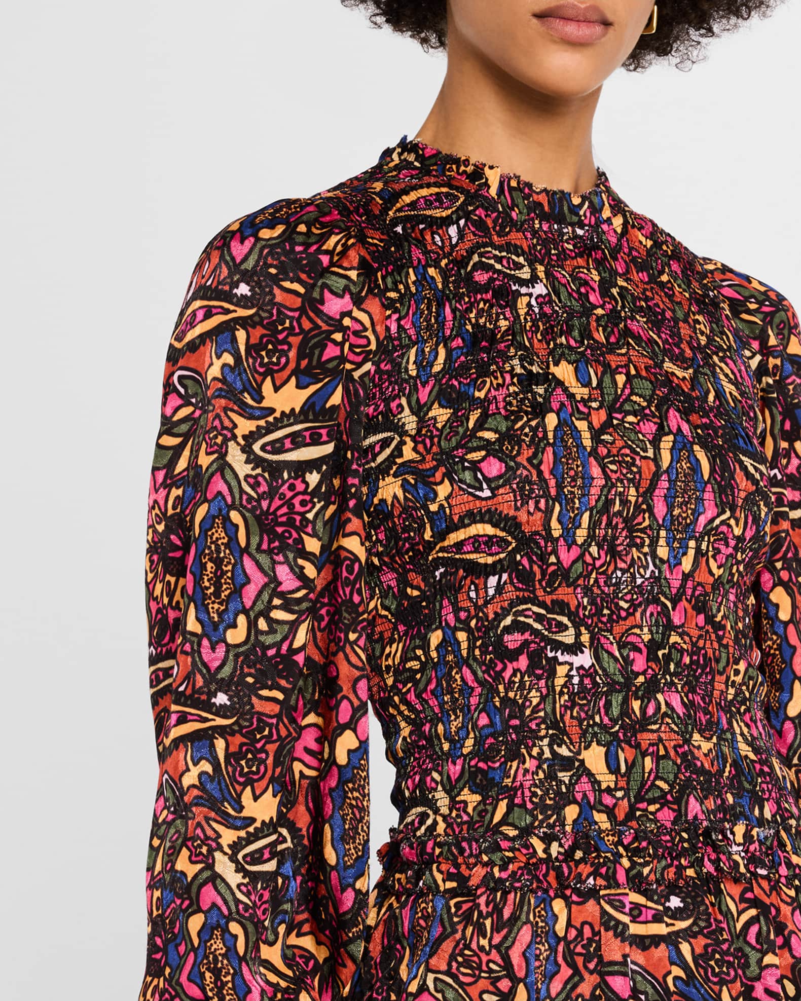 LOVE THE LABEL Stained Glass Prism Yolanda Mini Dress | Neiman Marcus