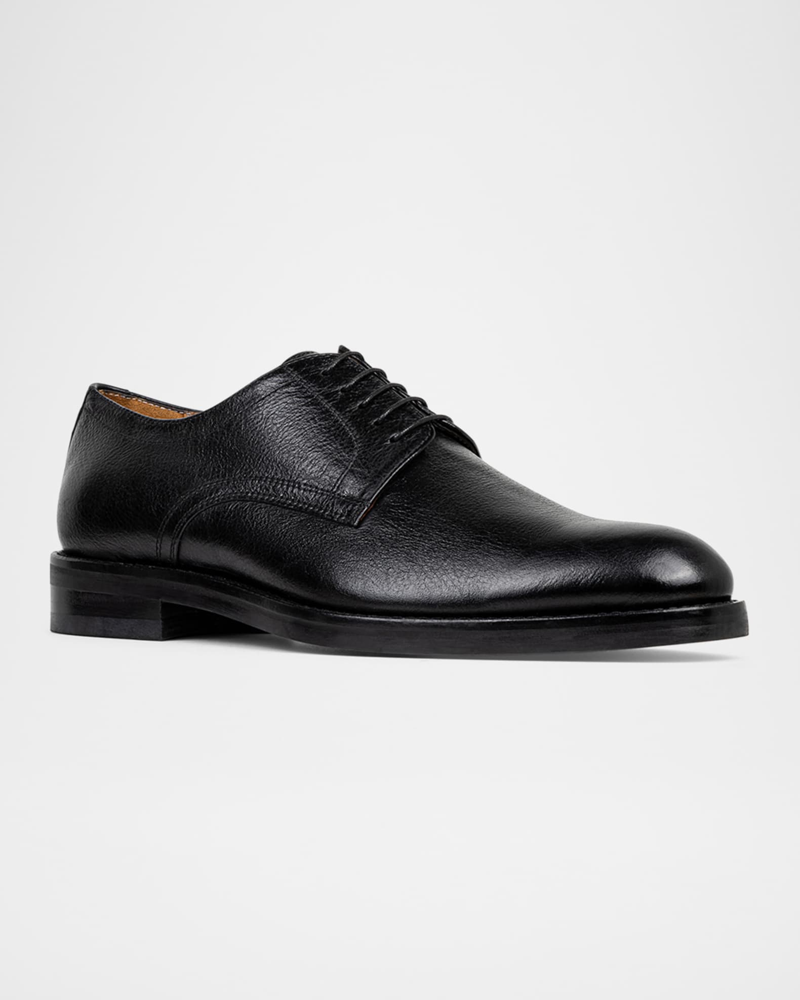 Donald Pliner Men's Rockwell Leather Derby Shoes | Neiman Marcus