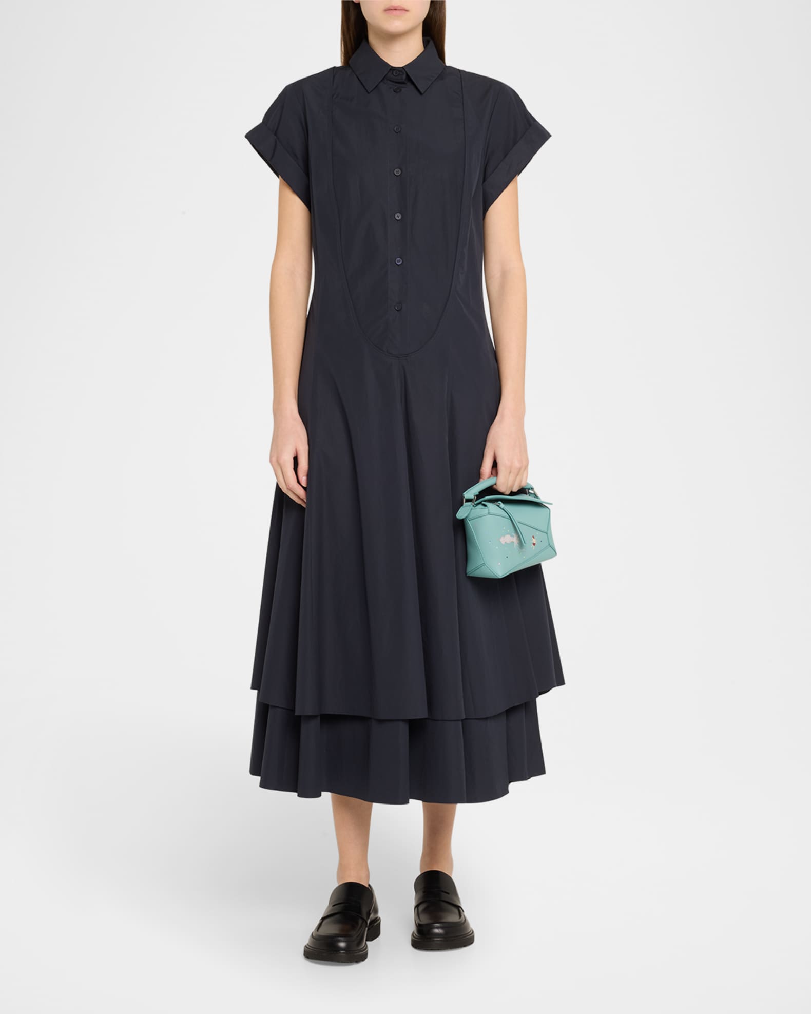 Loewe x Sunna Fujita Puzzle Edge Mini Squid-Print Shoulder Bag in ...