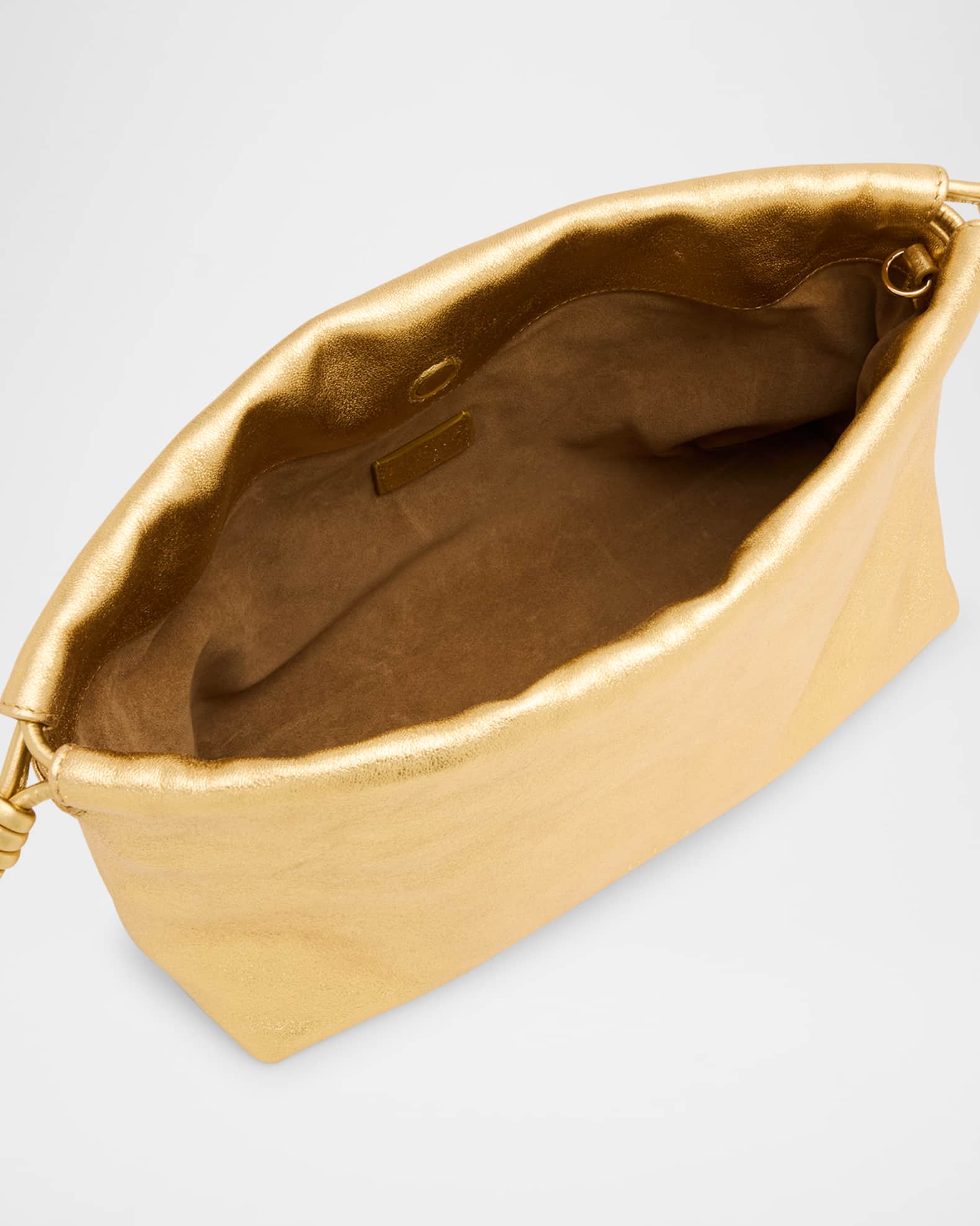 Loewe Flamenco Metallic Leather Shoulder Bag | Neiman Marcus