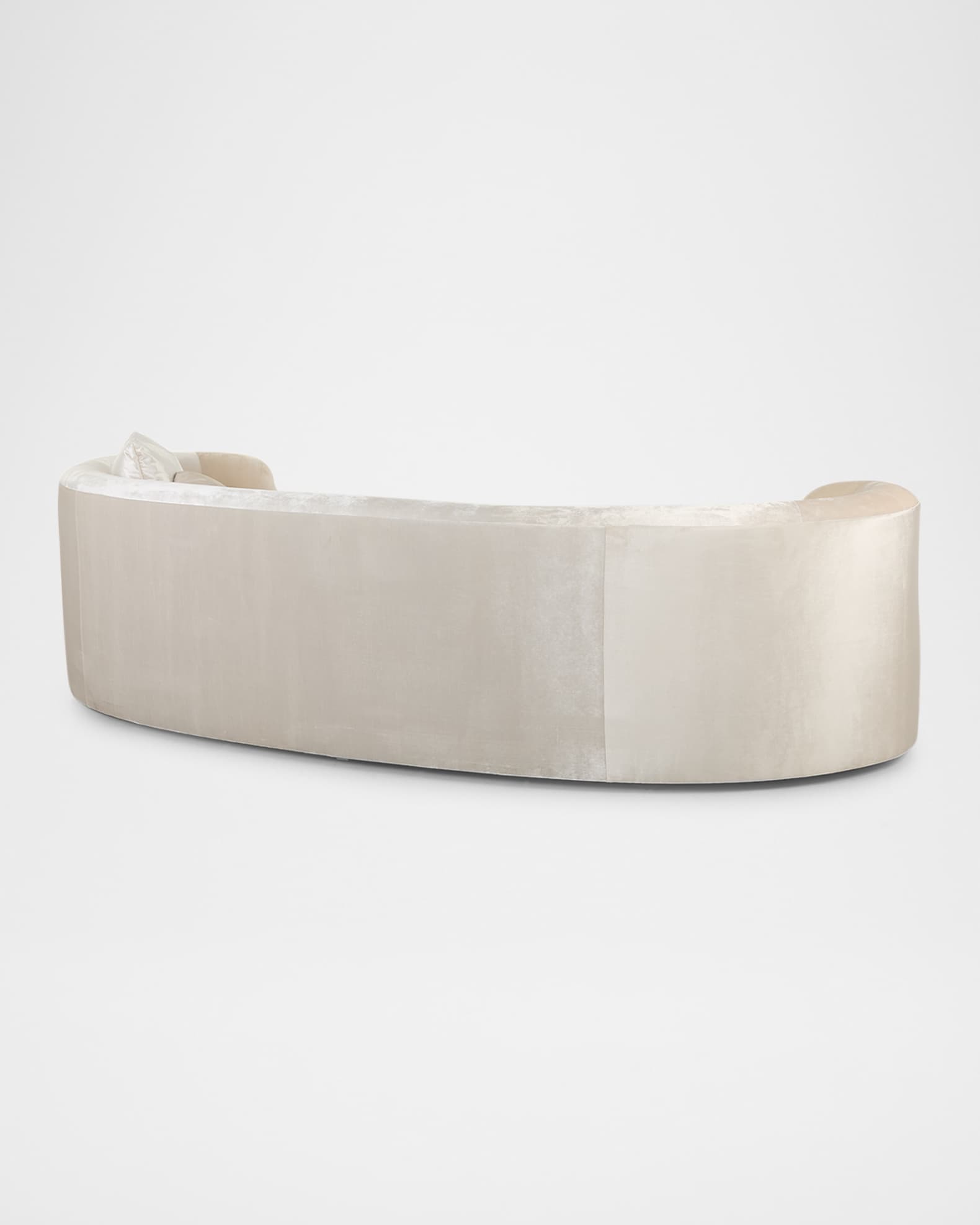 Haute House Bubble Velvet Curved Sofa, 117.5" | Neiman Marcus