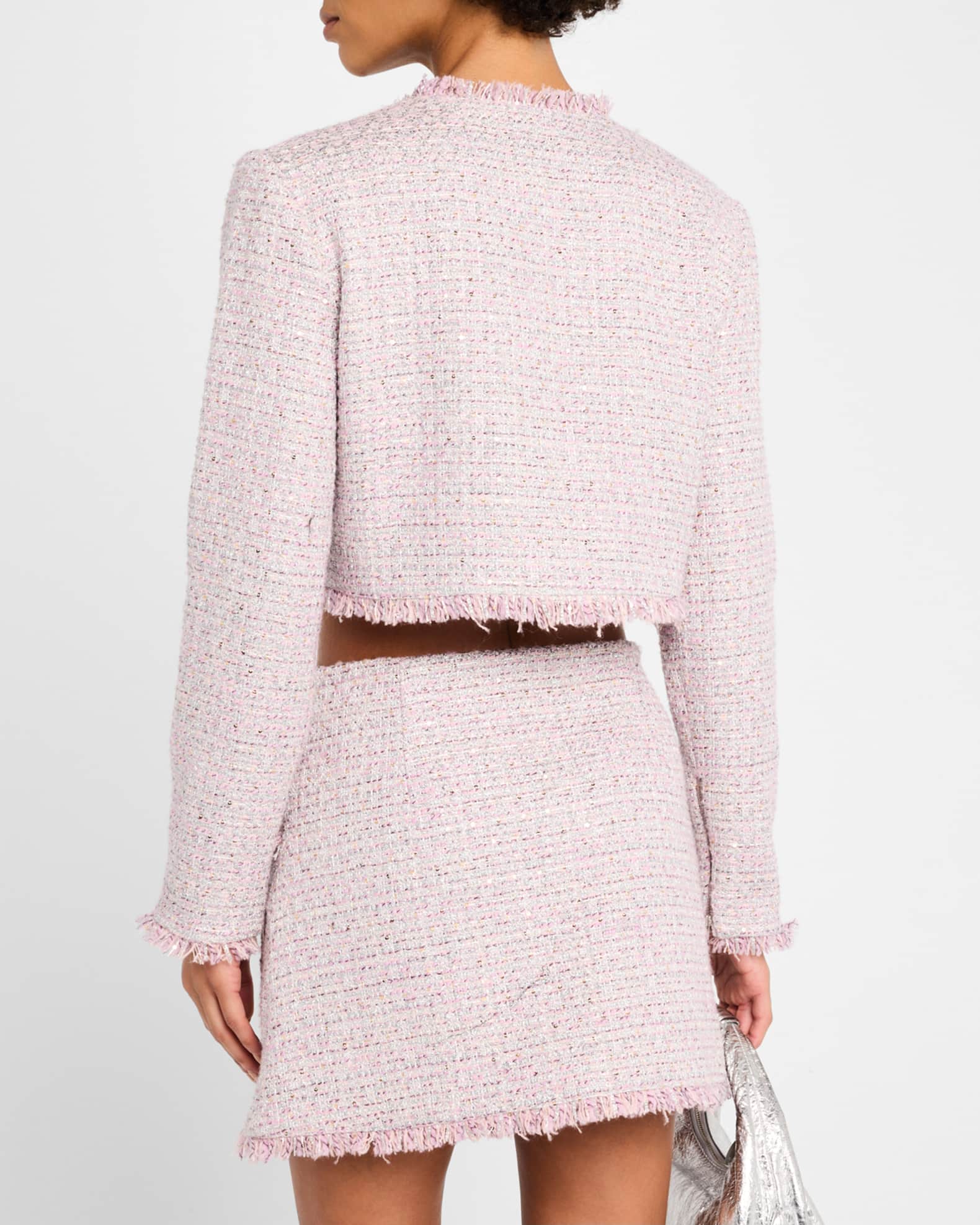 Toccin Lainey Cropped Tweed Jacket | Neiman Marcus