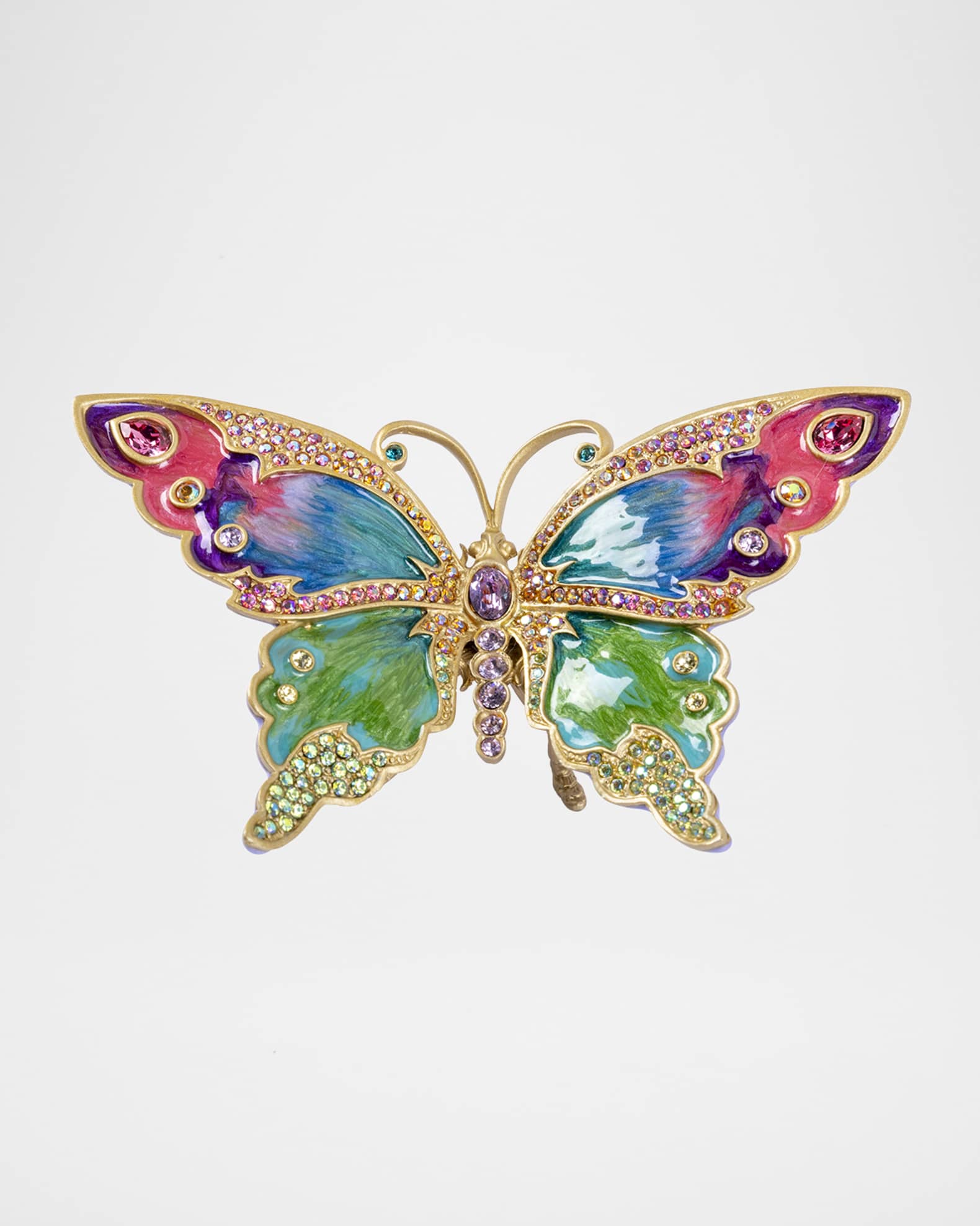Jay Strongwater Lea Medium Butterfly Objet | Neiman Marcus