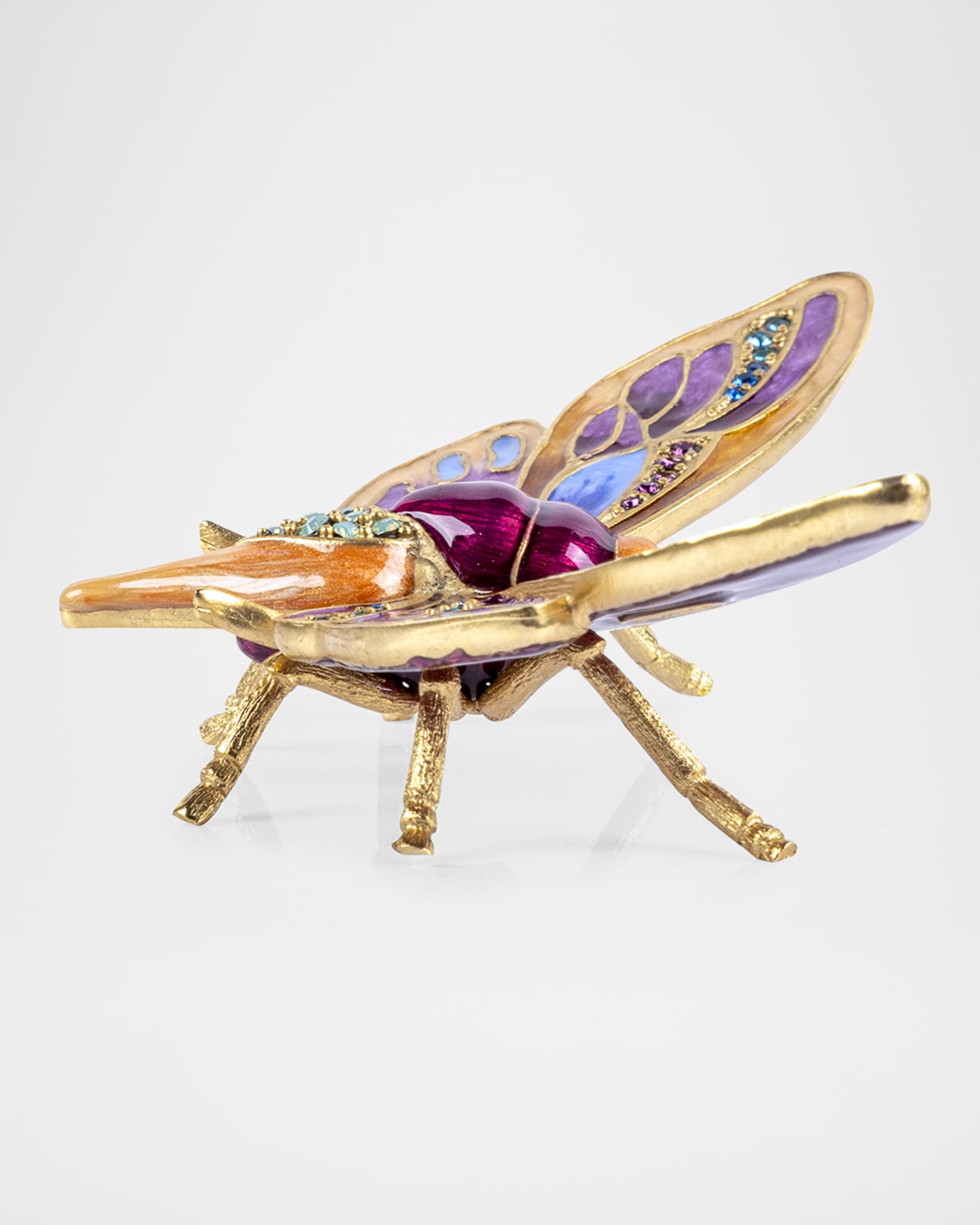 Jay Strongwater Rosey Moth Objet | Neiman Marcus