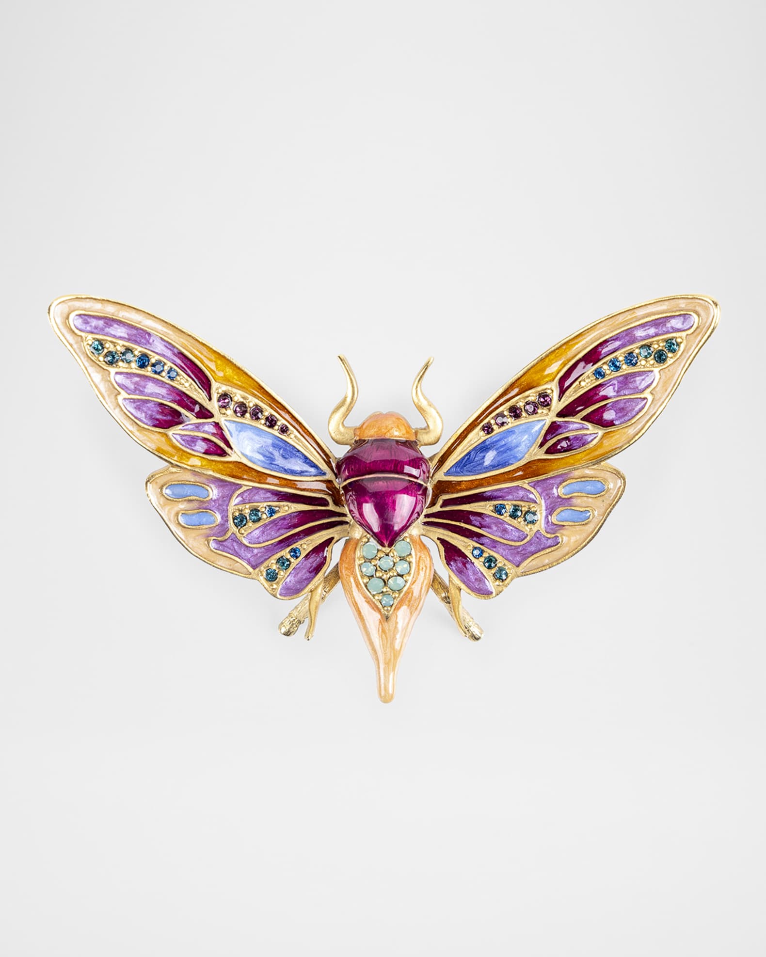 Jay Strongwater Rosey Moth Objet | Neiman Marcus