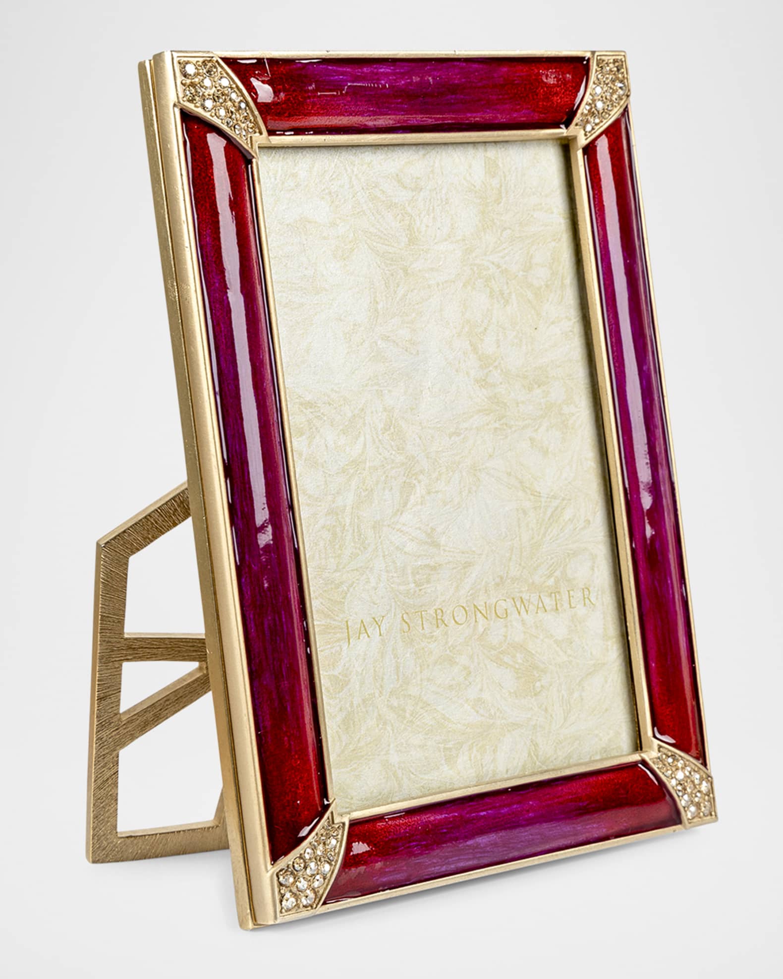 Jay Strongwater Lavinia 4" x 6" Picture Frame, Bouquet | Neiman Marcus