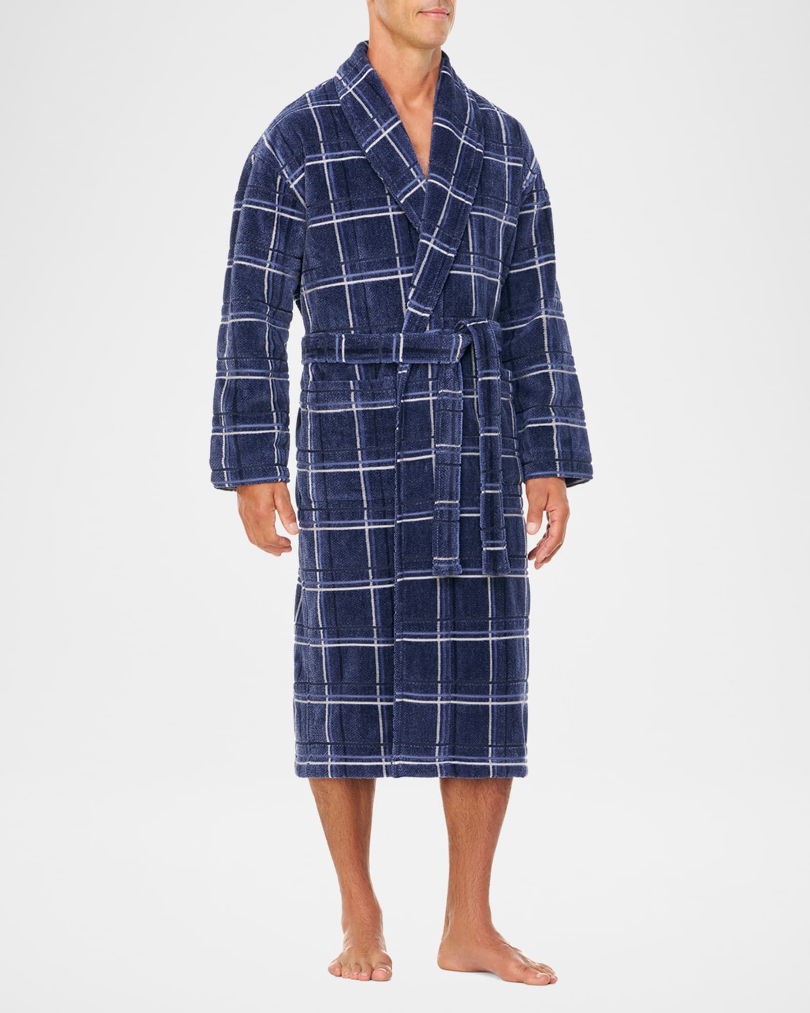 Majestic International Men's Terry Velour Shawl Robe | Neiman Marcus