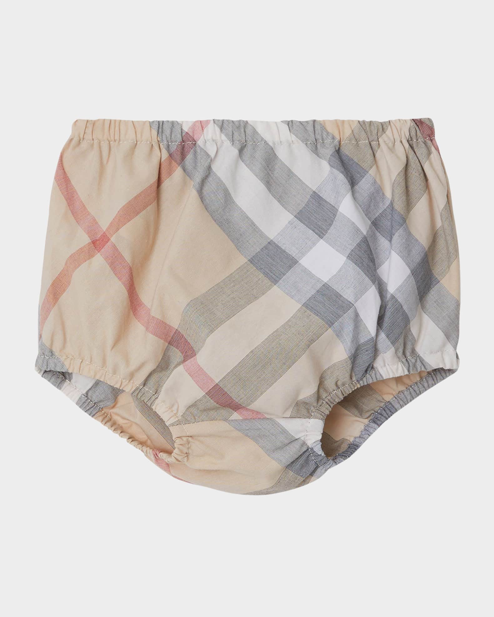 Burberry Girl's Orla Dress & Bloomers Gift Set, Size 3M-18M | Neiman Marcus