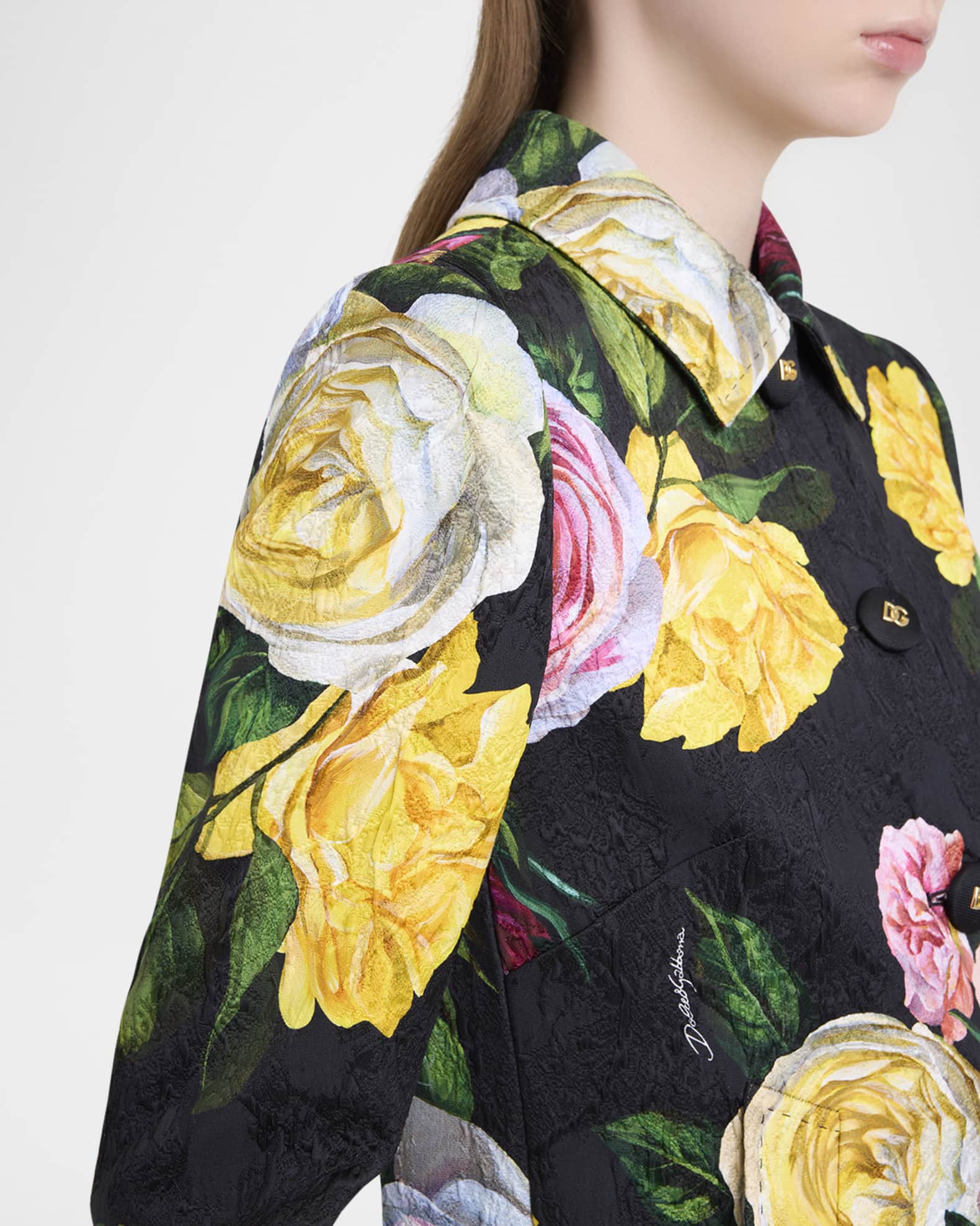 Floral-Print Brocade Collection | Neiman Marcus