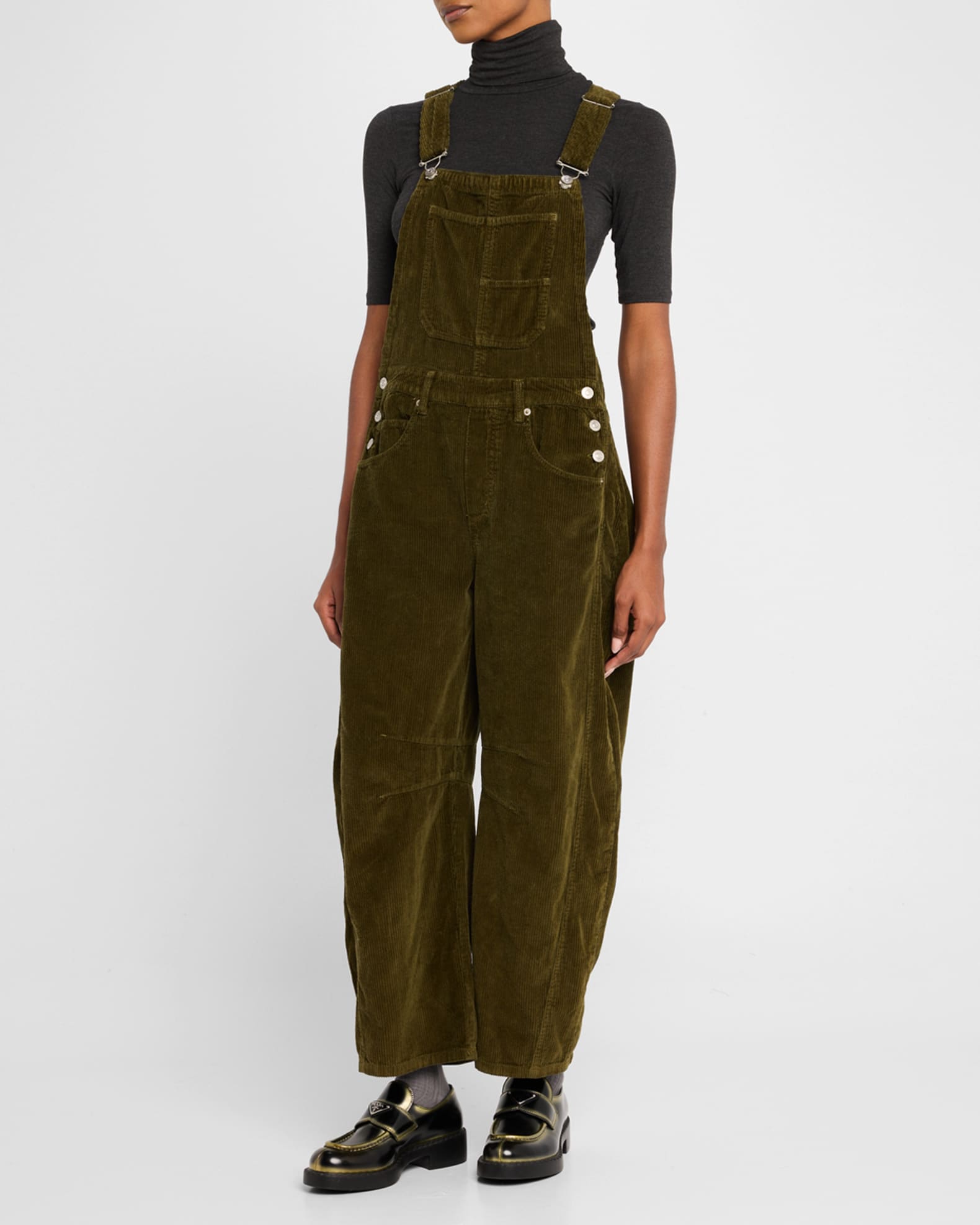 Free People We The Free Good Luck Cord Overalls | Neiman Marcus