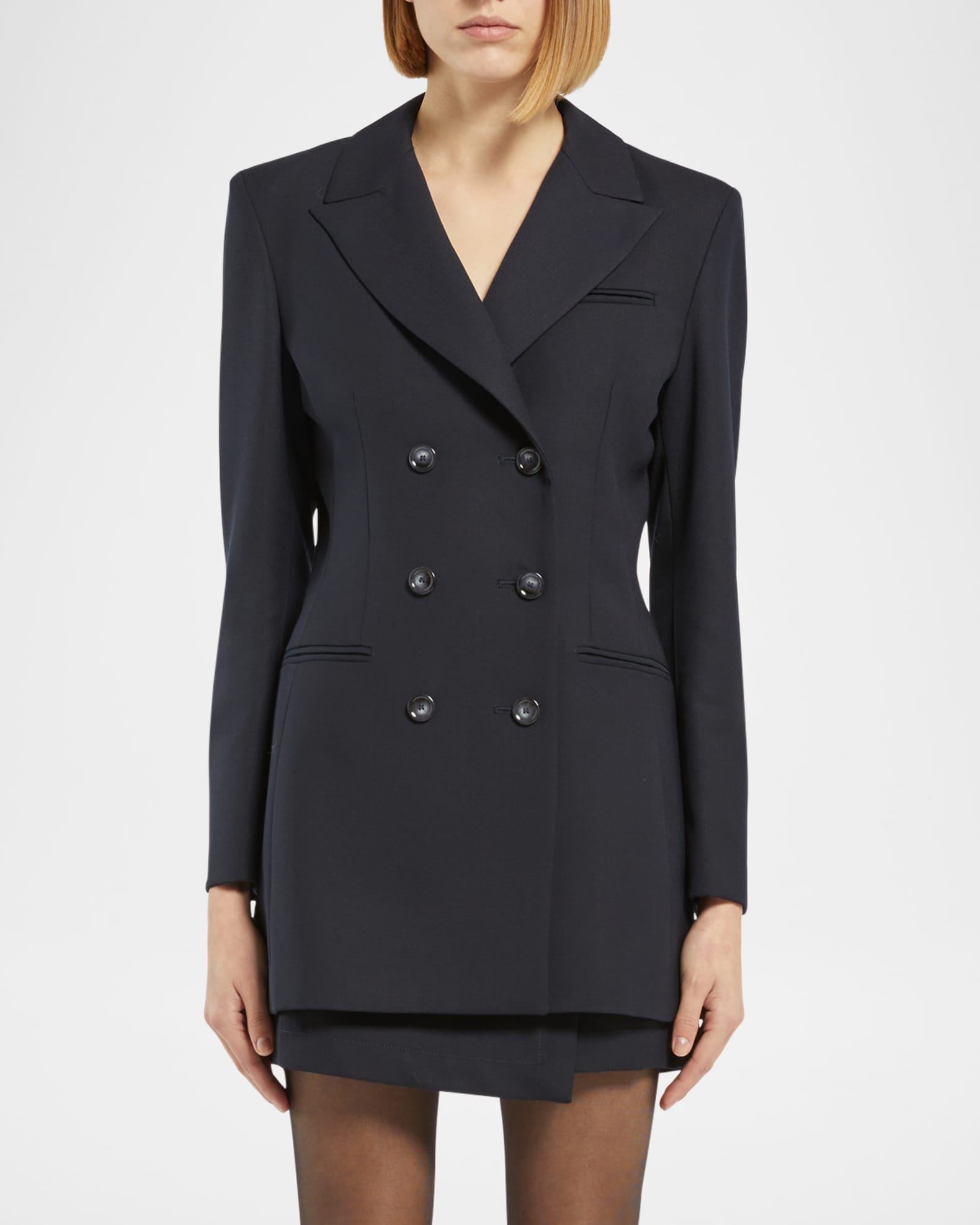 Marella Approdo Tailored Double-Breasted Jacket | Neiman Marcus
