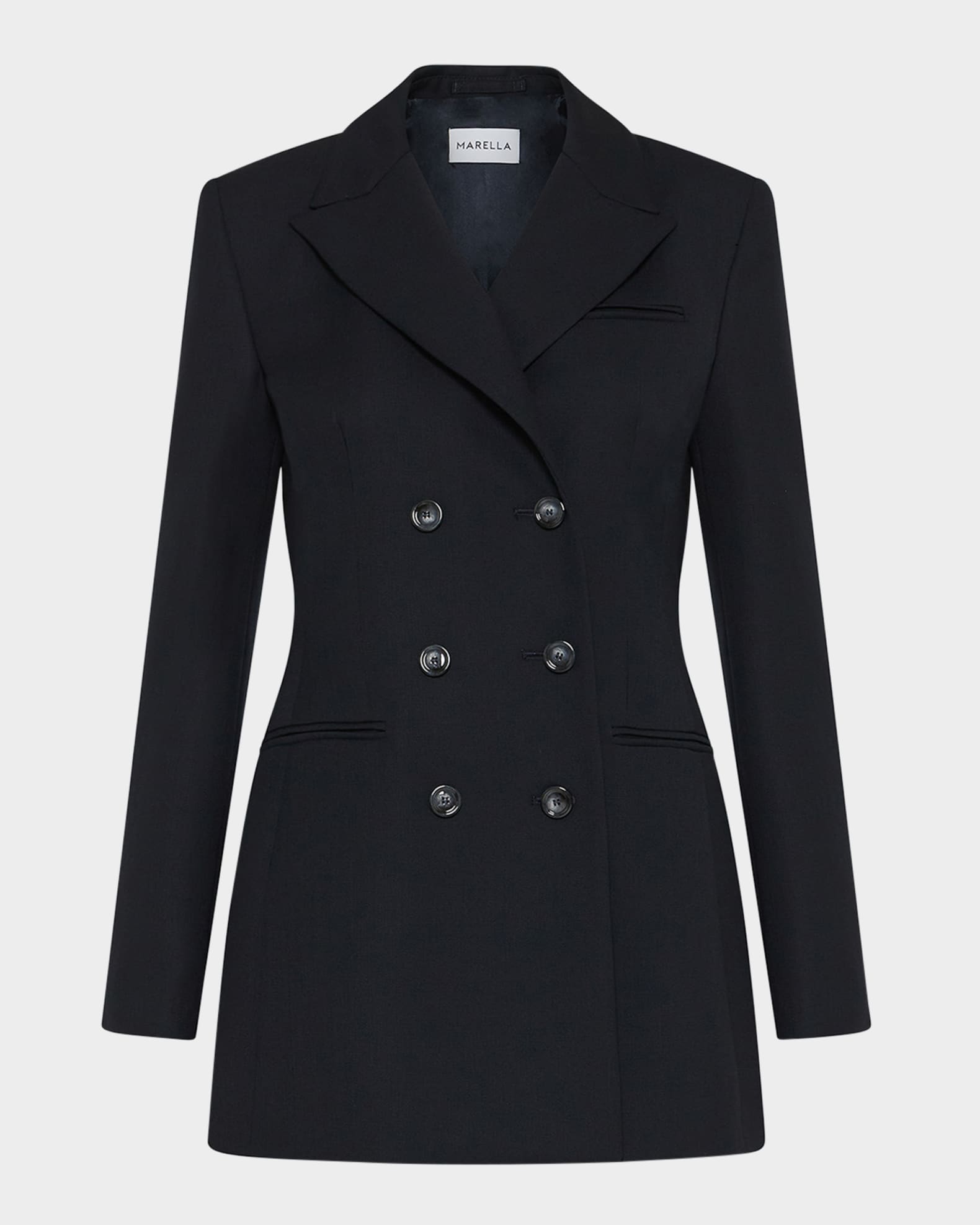 Marella Approdo Tailored Double-Breasted Jacket | Neiman Marcus