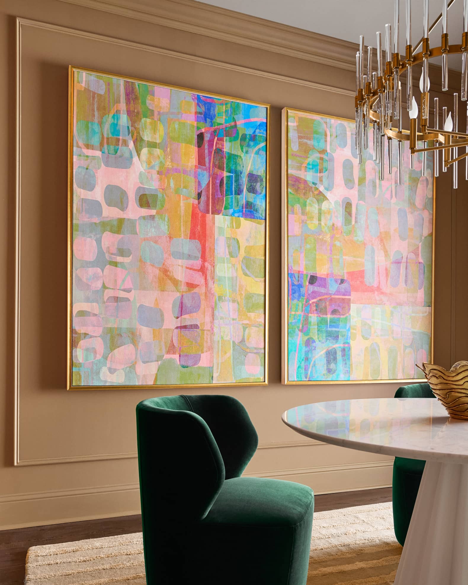 Shadow Catchers "Meadow Sunrise II" Framed Giclee | Neiman Marcus