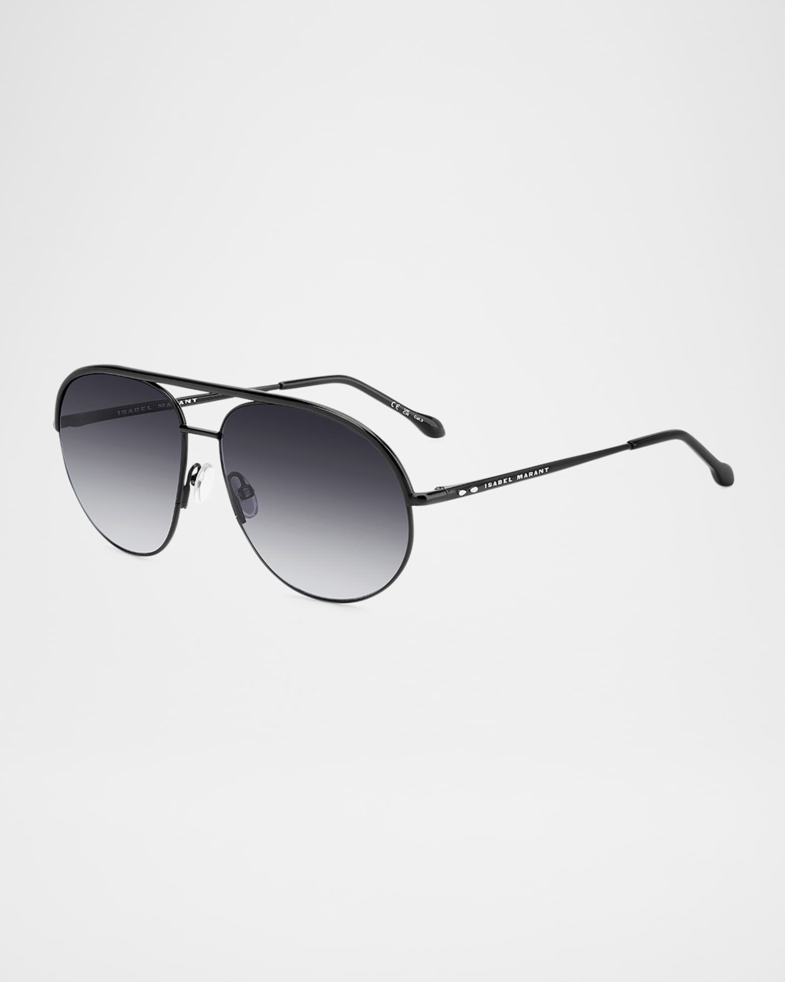 Isabel Marant Metal Aviator Sunglass | Neiman Marcus