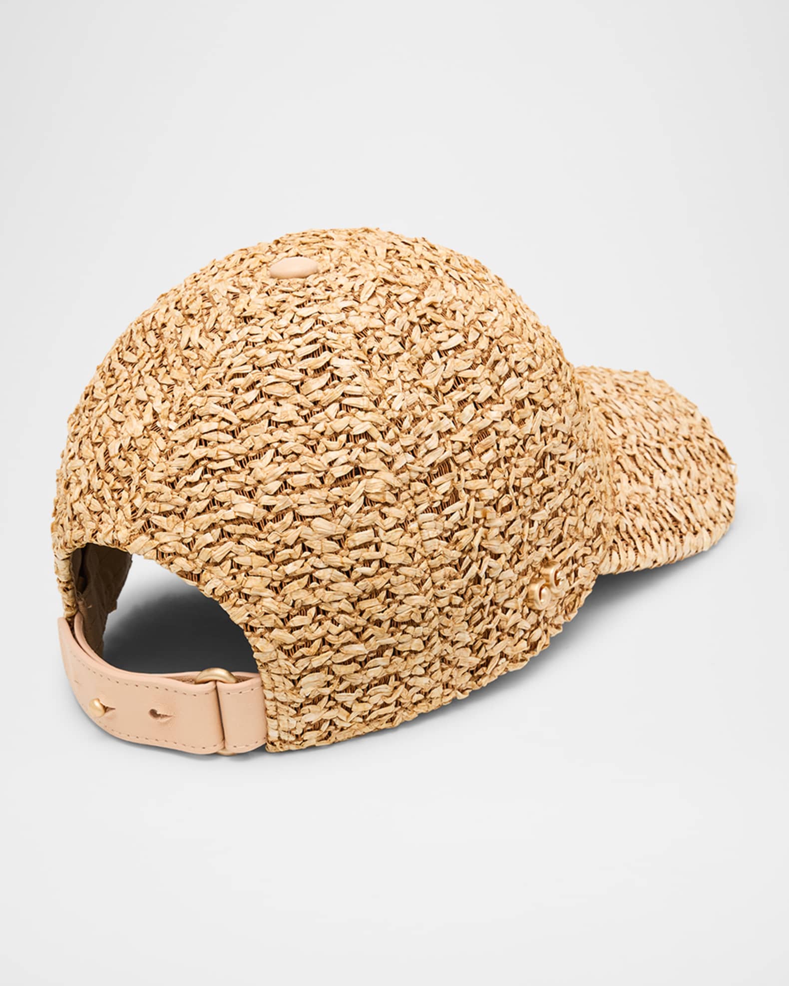 Cult Gaia Frankie Raffia Baseball Cap | Neiman Marcus