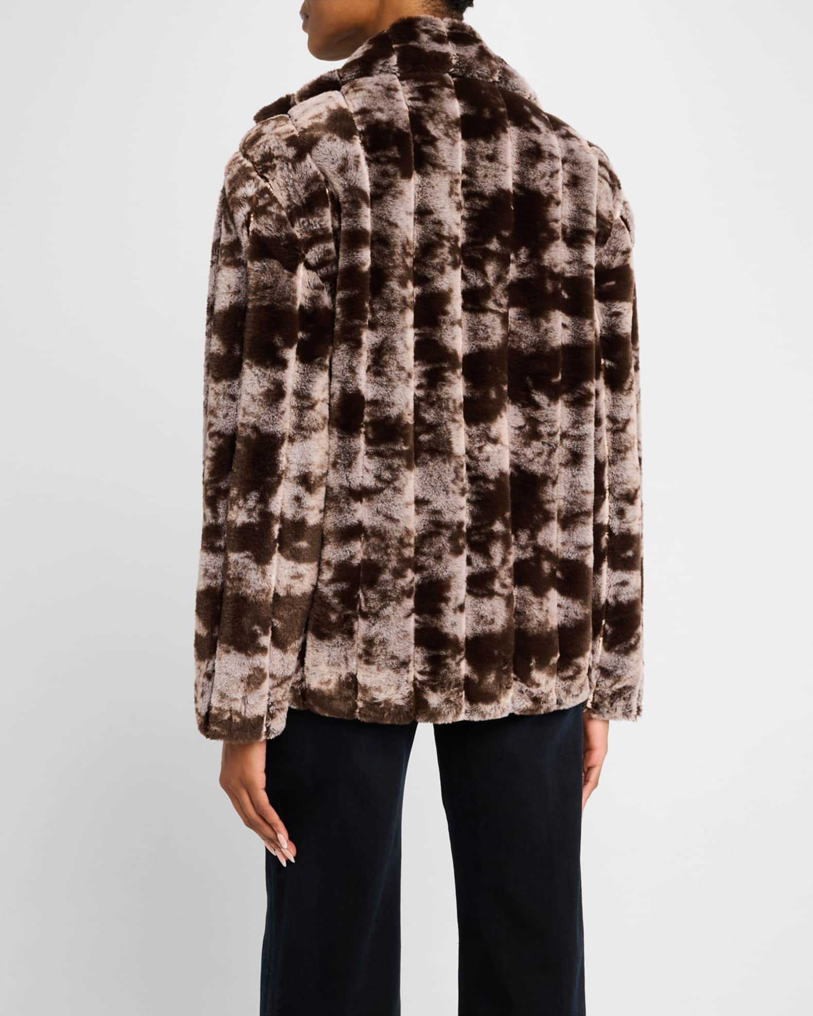 Johnny Was Faux Fur Pullover Jacket | Neiman Marcus