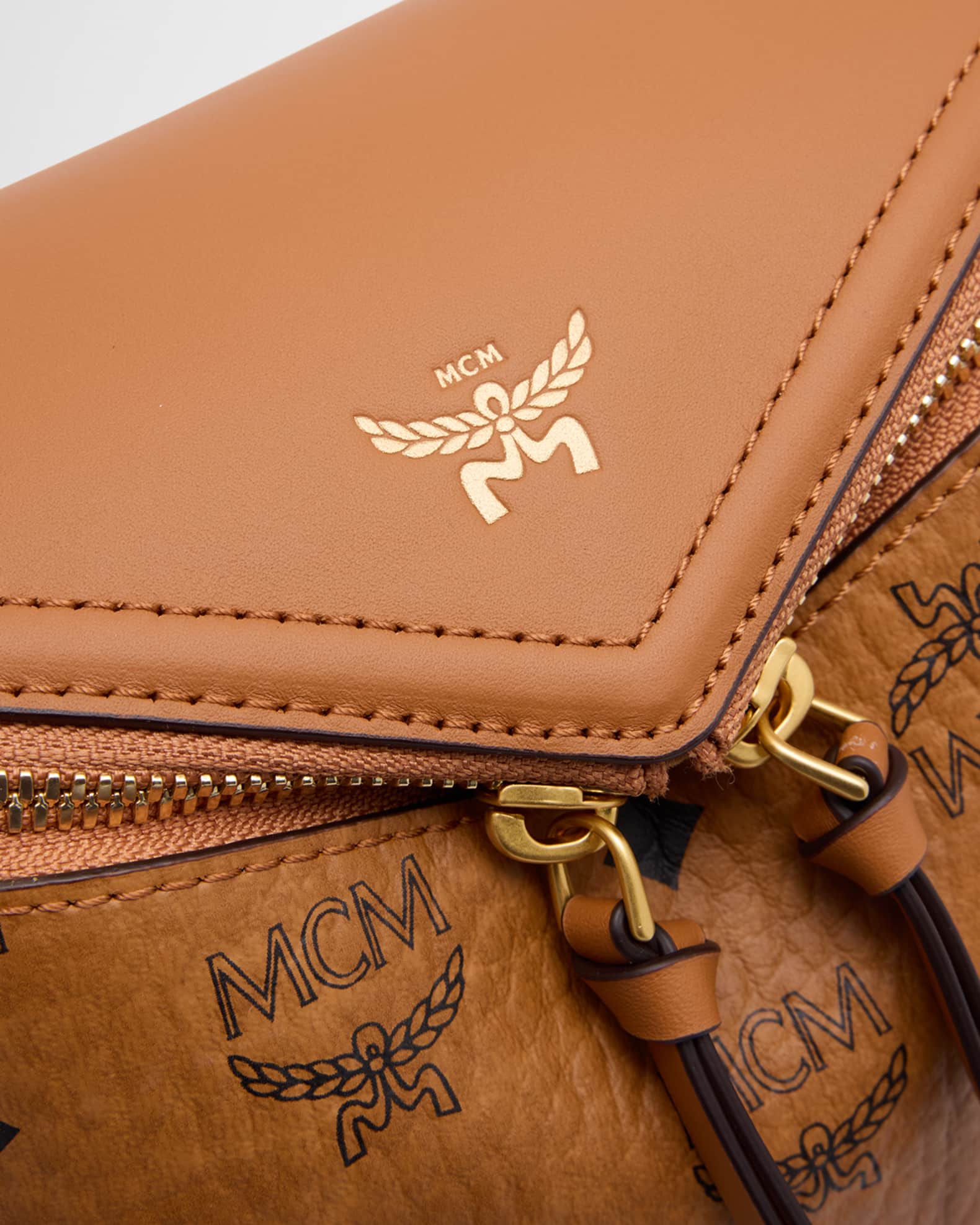 MCM Small 3D Diamond Visetos Belt Bag | Neiman Marcus
