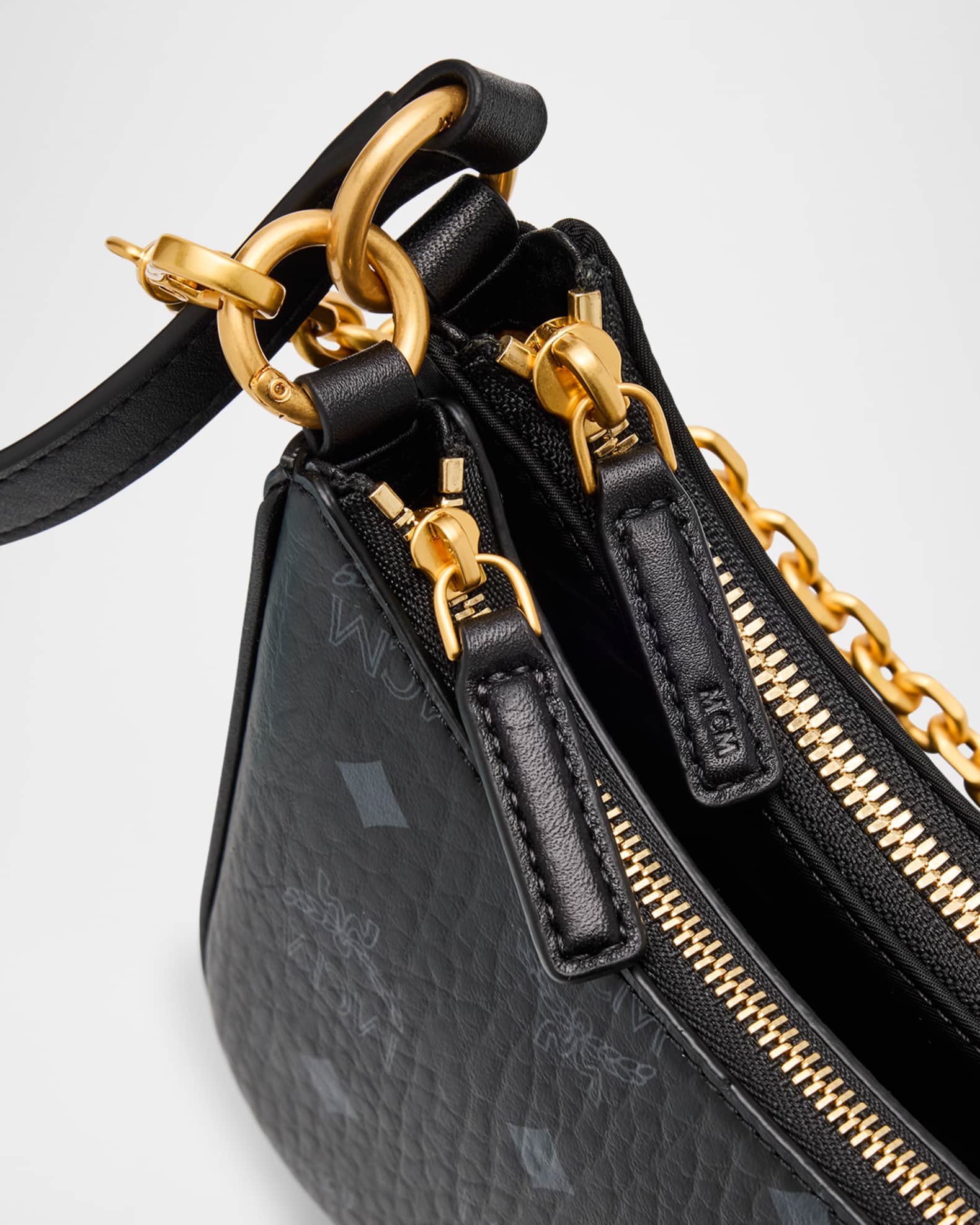 MCM Aren Small Visetos Crossbody Bag | Neiman Marcus