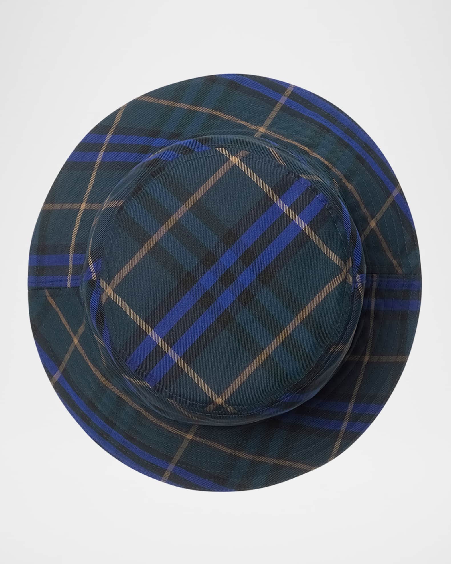 Burberry Men's EKD Check Bucket Hat | Neiman Marcus