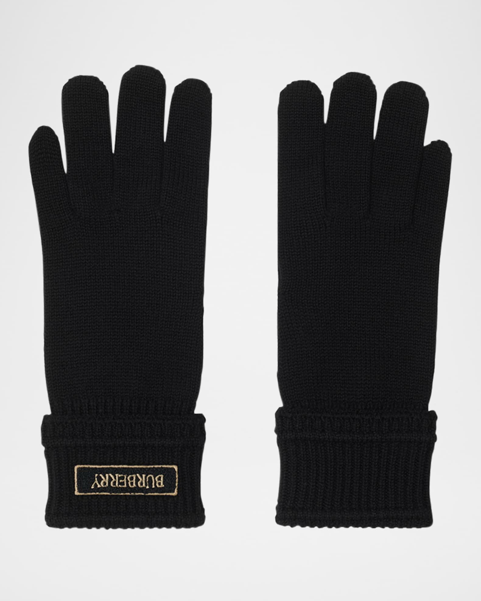 Burberry gloves mens black store