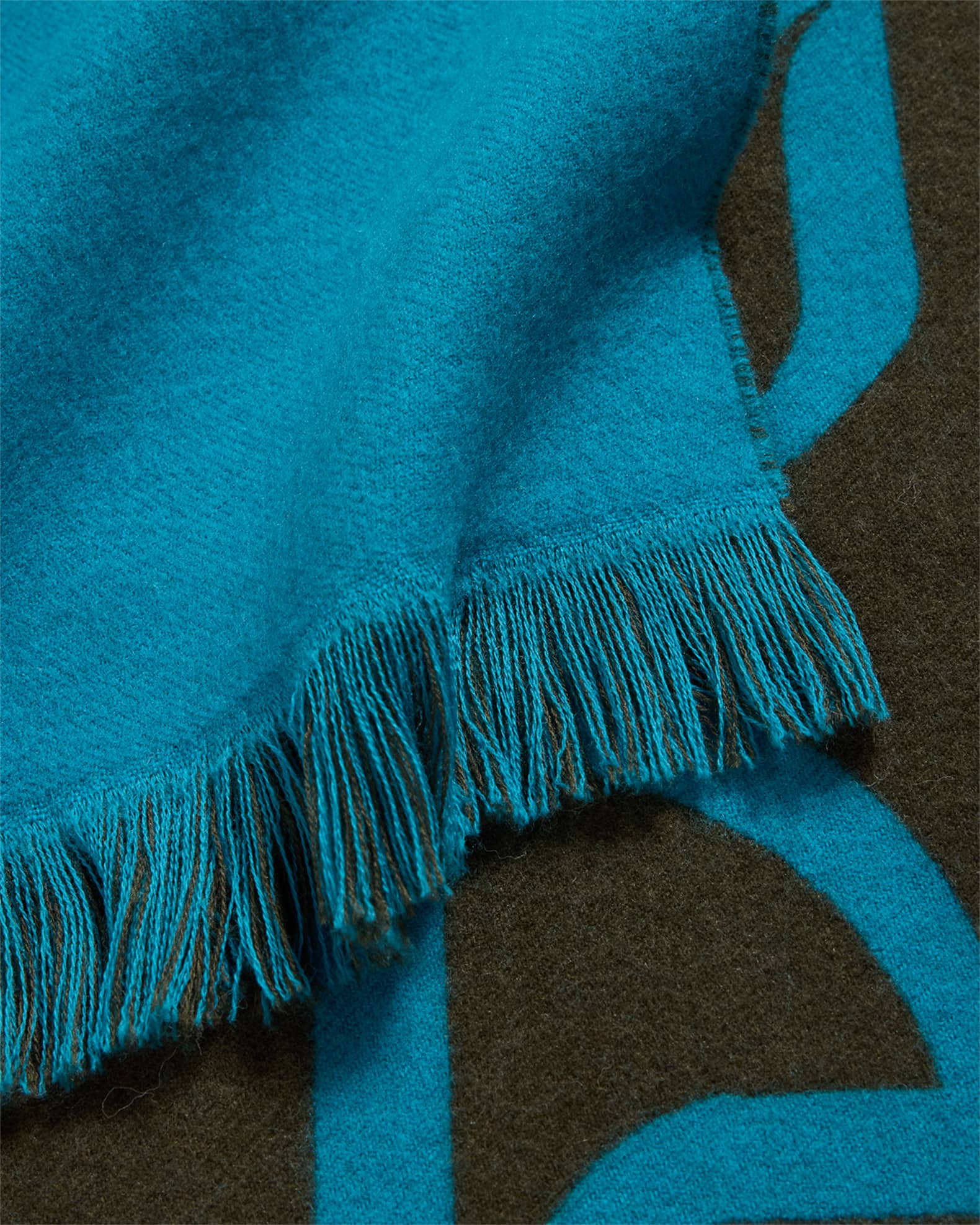 Burberry Men's Wool Logo Scarf | Neiman Marcus