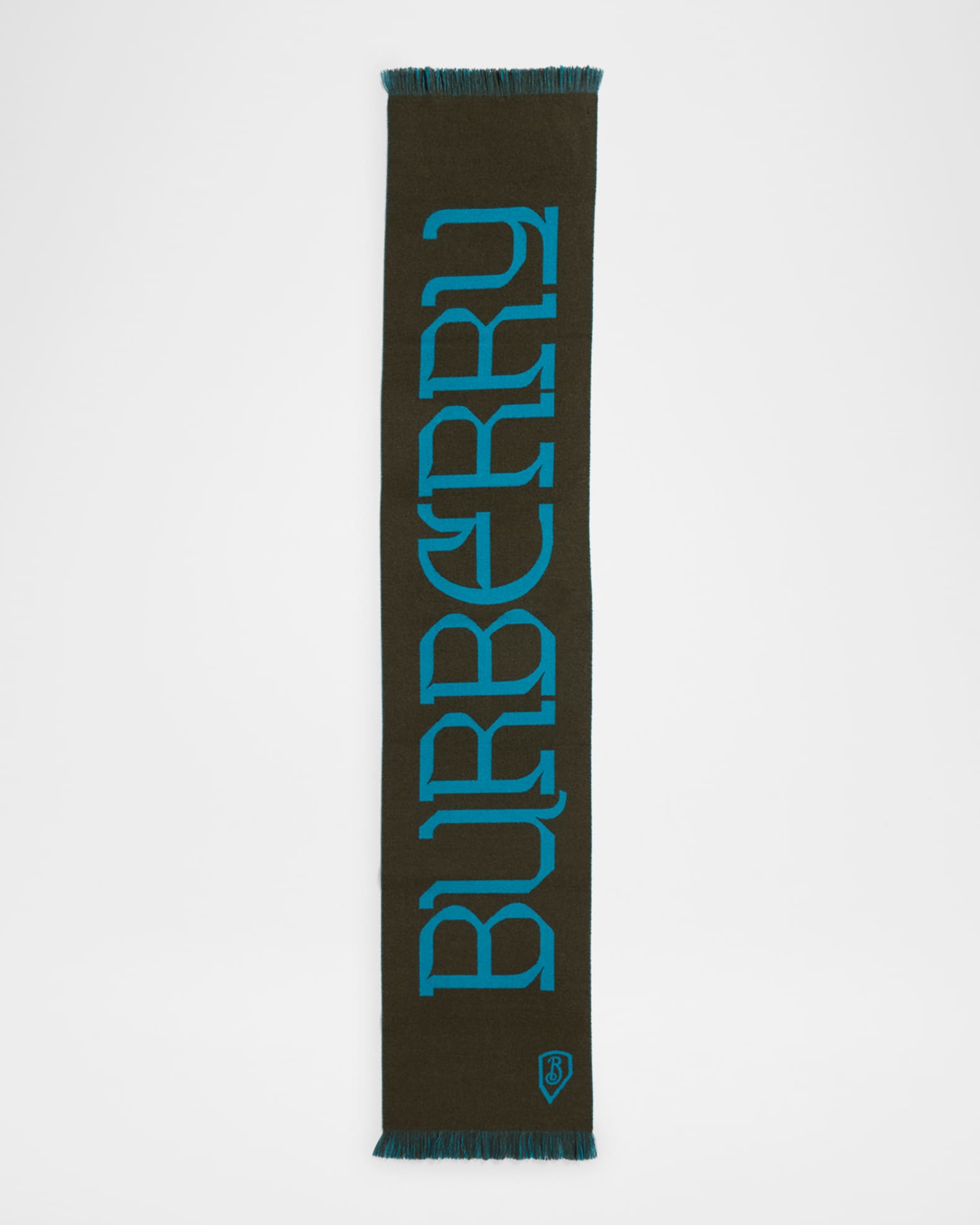 Burberry Men's Wool Logo Scarf | Neiman Marcus